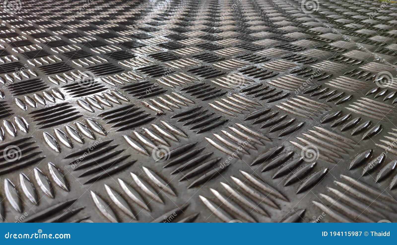 The Pattern on the Steel Plate Stock Image - Image of pattern ...