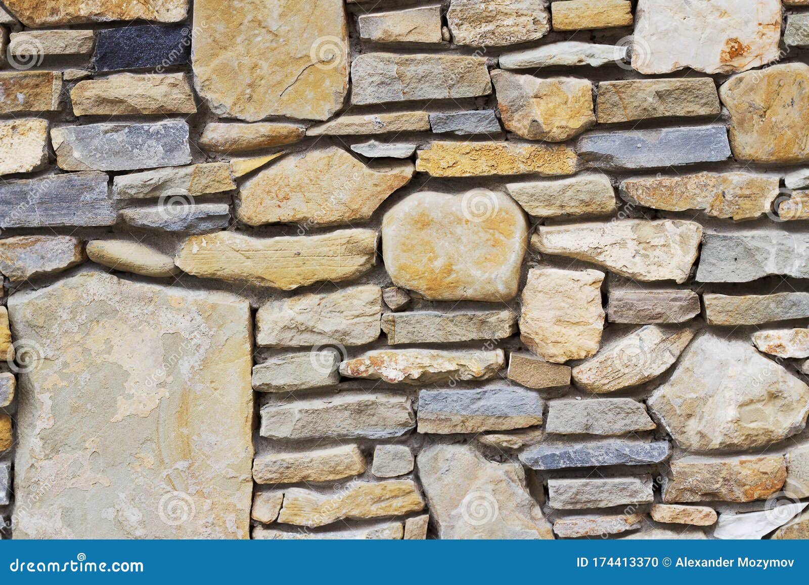 Pattern of Stone Wall Background Texture Stock Photo - Image of outdoor ...