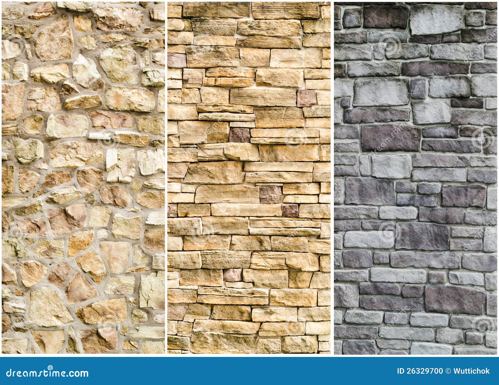 Pattern of Stone Wall Surface Stock Photo - Image of grain, gravel ...