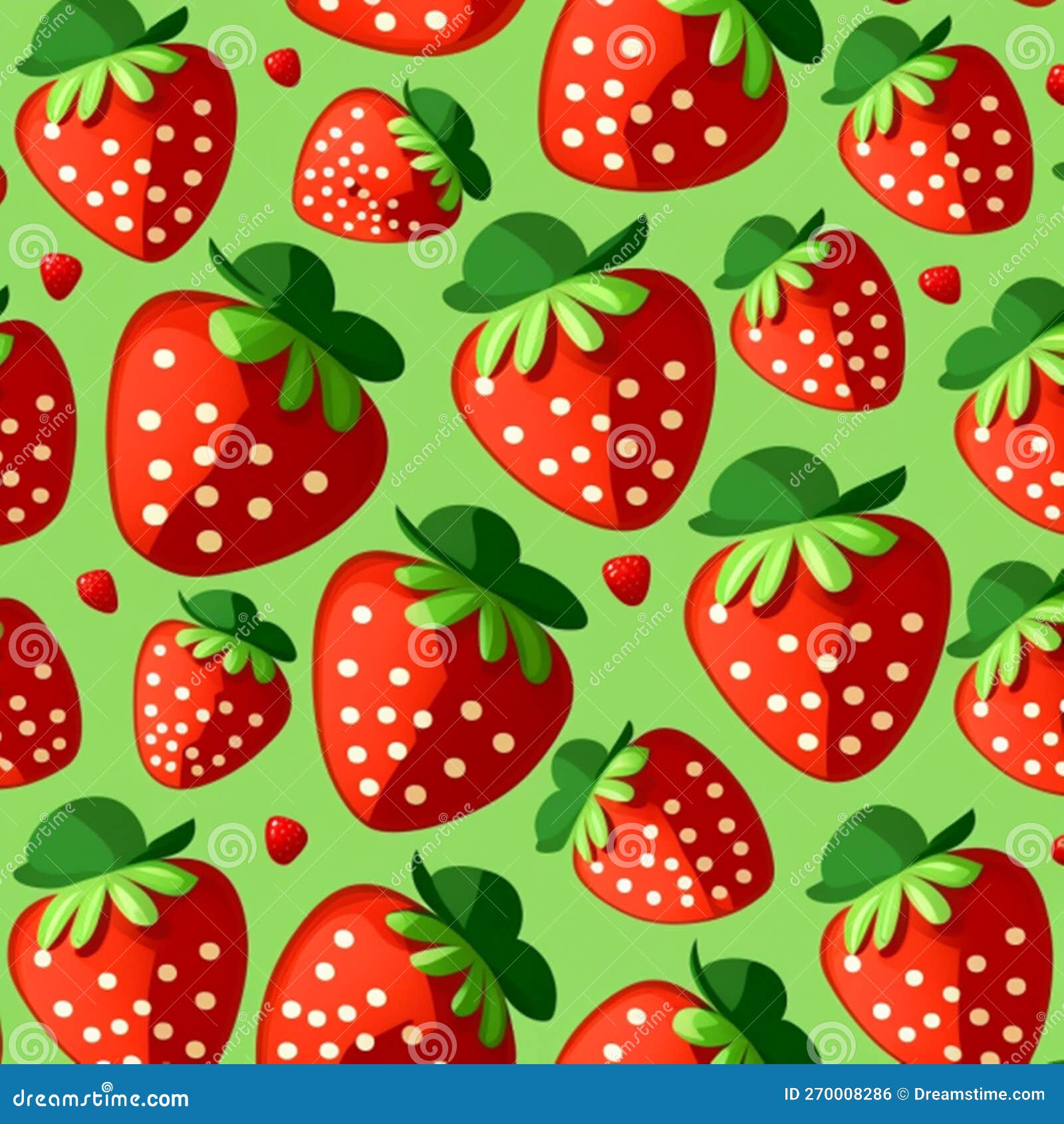 Strawberry themed pattern stock illustration. Illustration of wallpaper ...