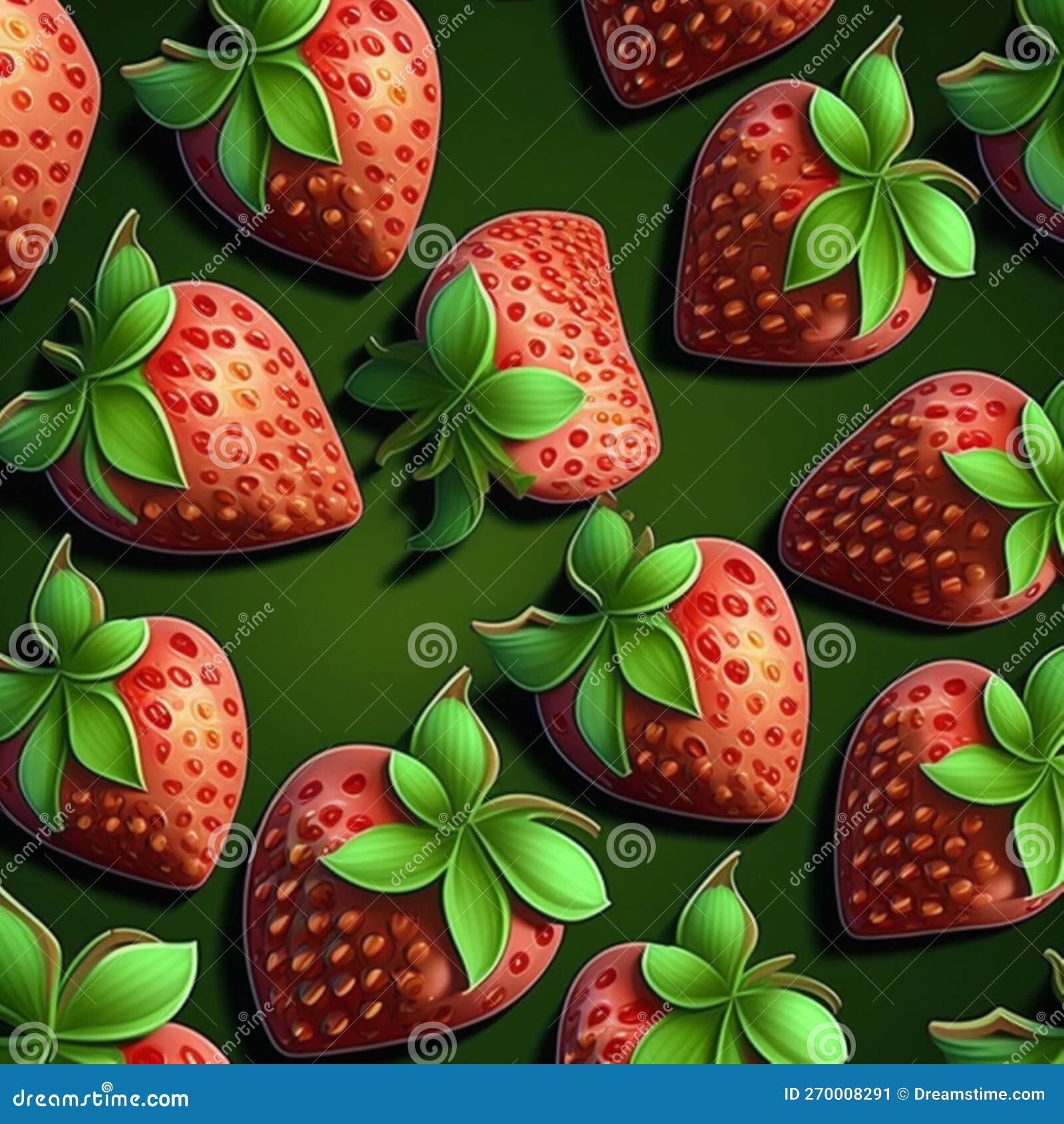Strawberry themed pattern stock illustration. Illustration of summer ...