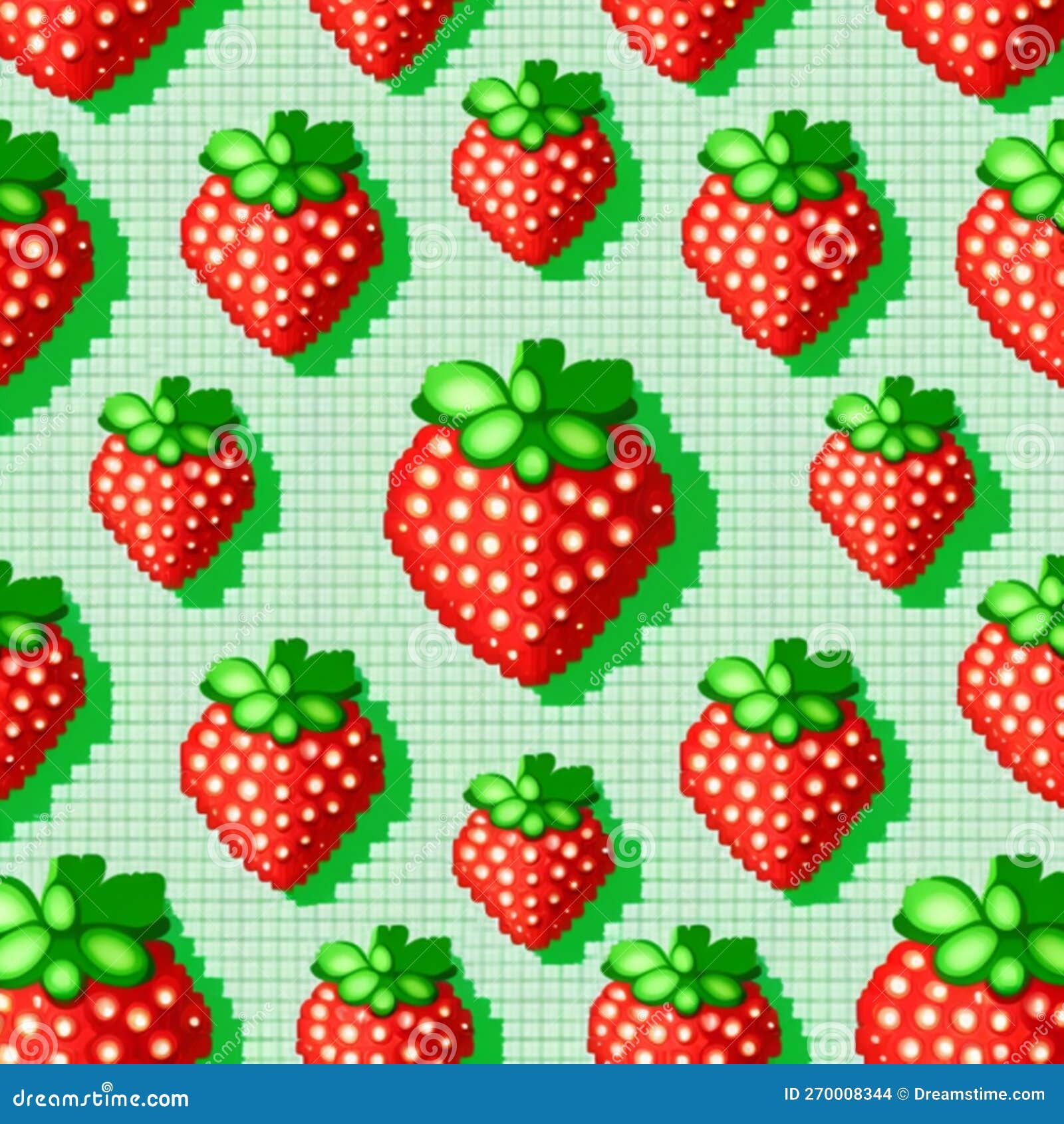 Strawberry themed pattern stock illustration. Illustration of fashion ...