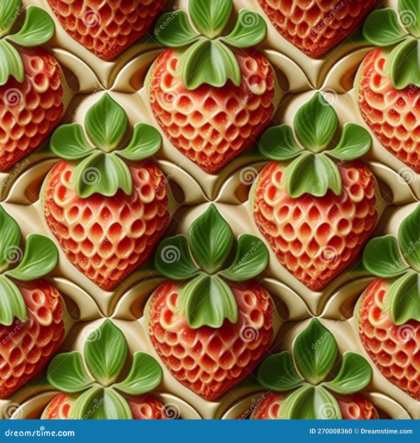 Strawberry themed pattern stock illustration. Illustration of sweet ...