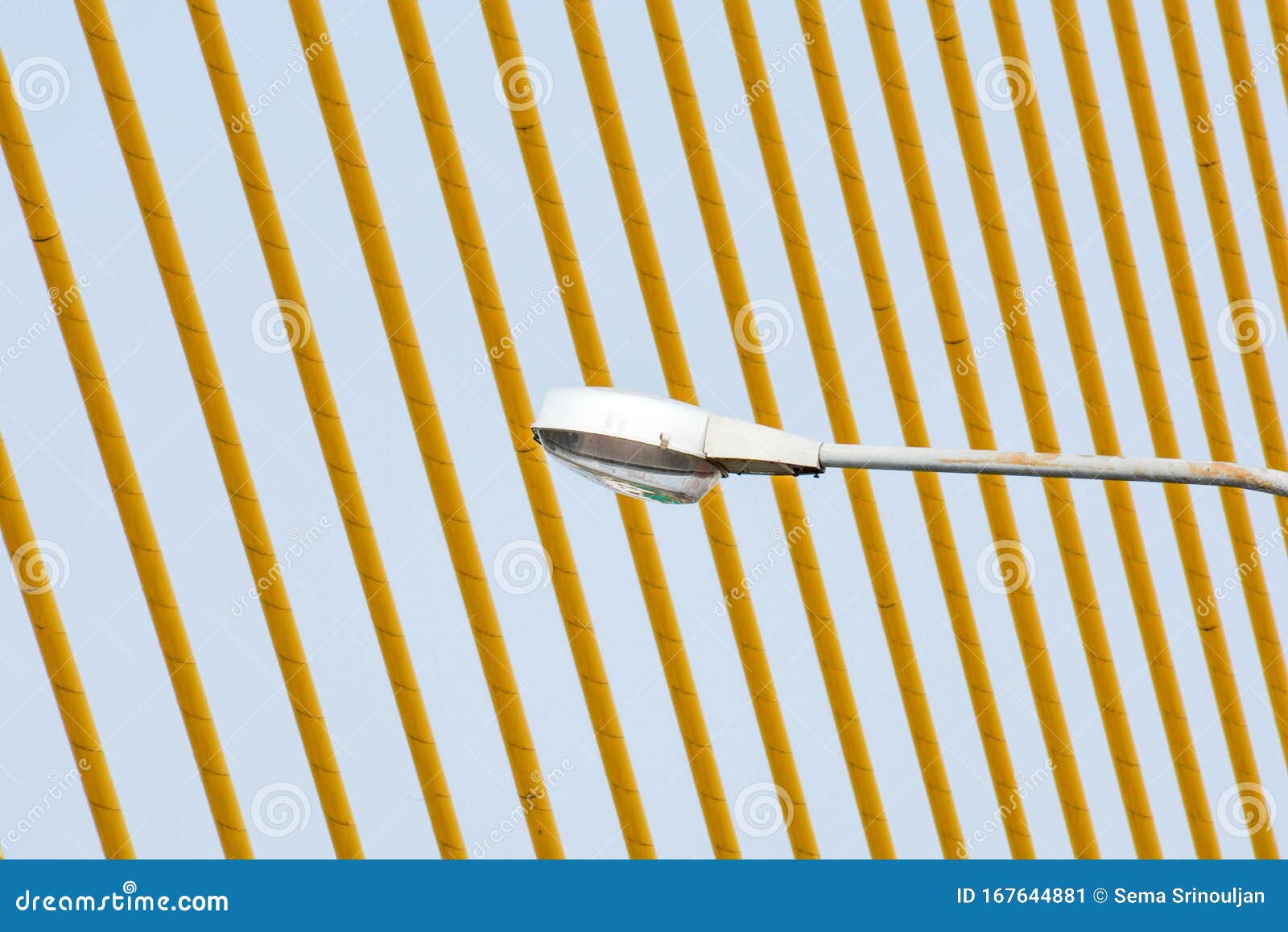 Pattern of a Street Lamp Post. Stock Image - Image of power, metal ...
