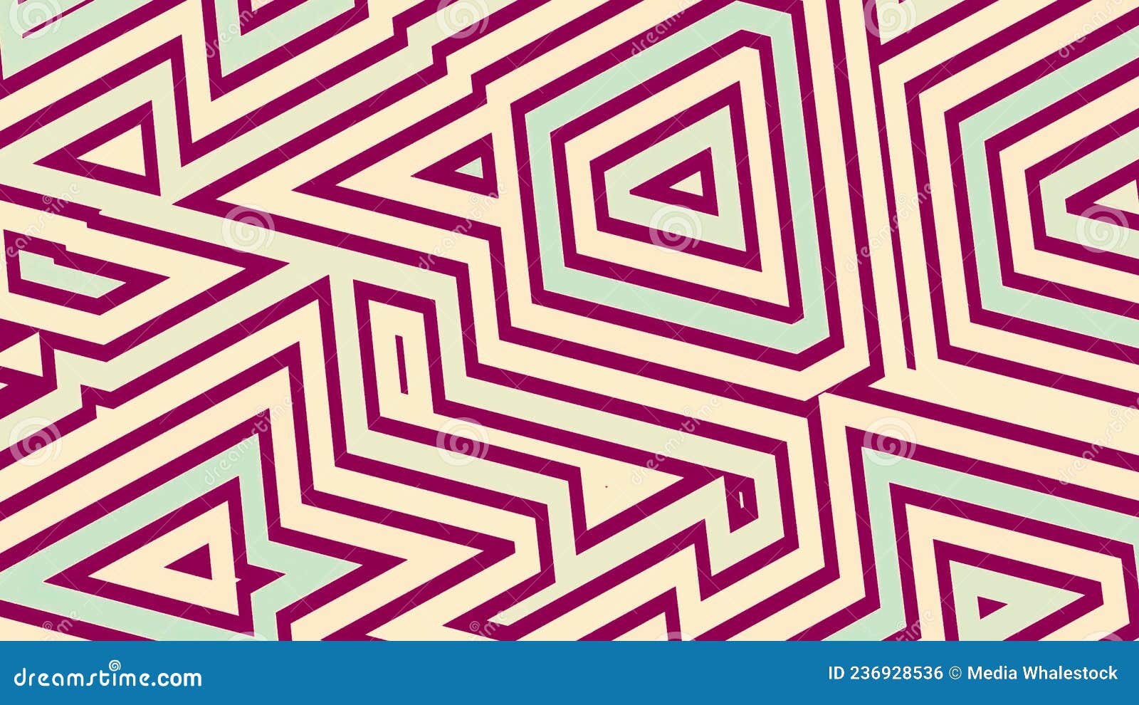 Pattern in Style of Pattern Maze. Design. Rotating Ornament with Maze ...