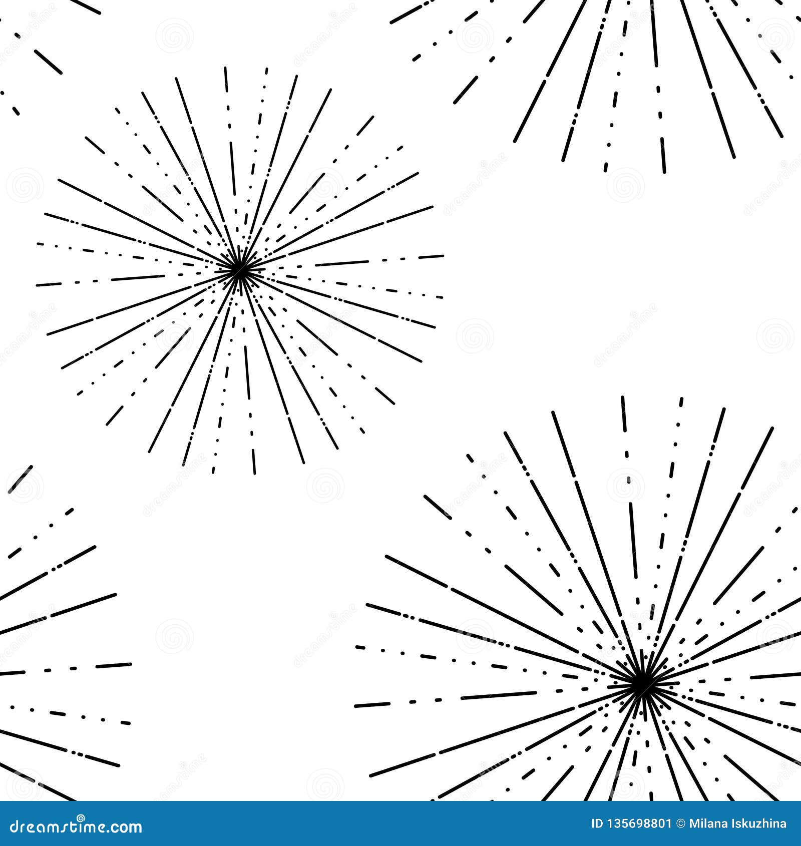 Pattern of Sun Rays with Black Stock Vector - Illustration of abstract ...