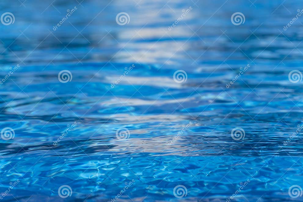 Pattern of Surface Water in the Pool Stock Photo - Image of reflection ...
