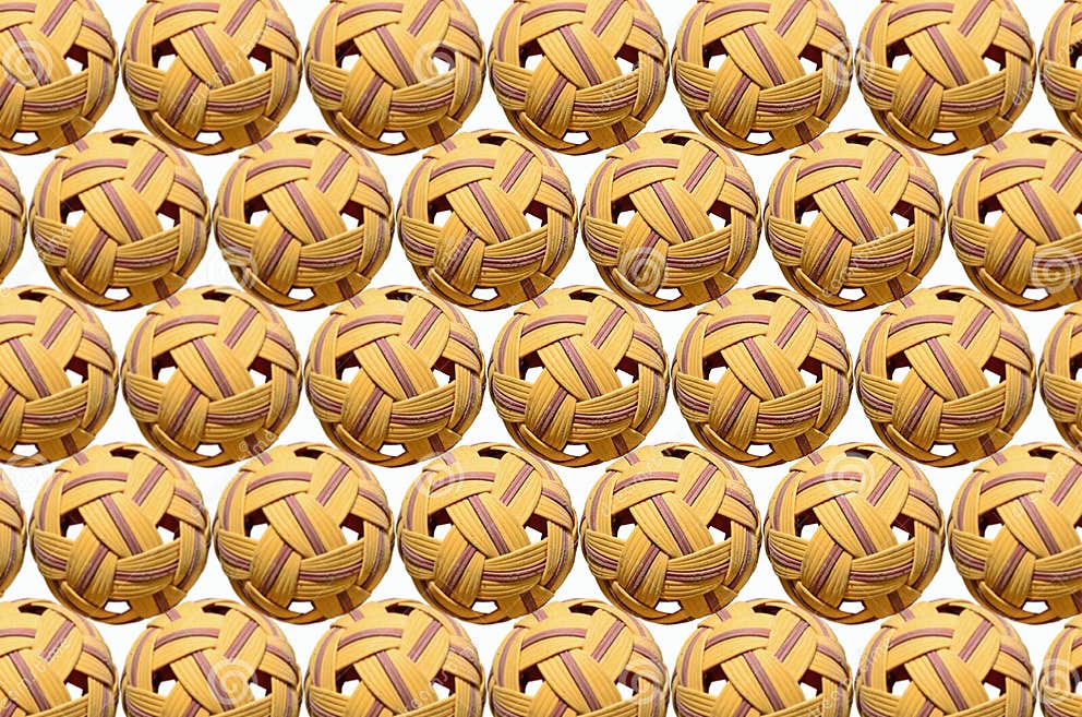 Pattern of takraw stock photo. Image of popular, kick - 60651602