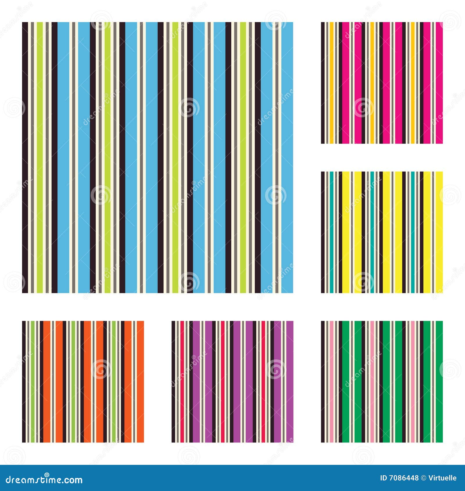 Pattern with Terrace Stripes Stock Vector - Illustration of decorative ...