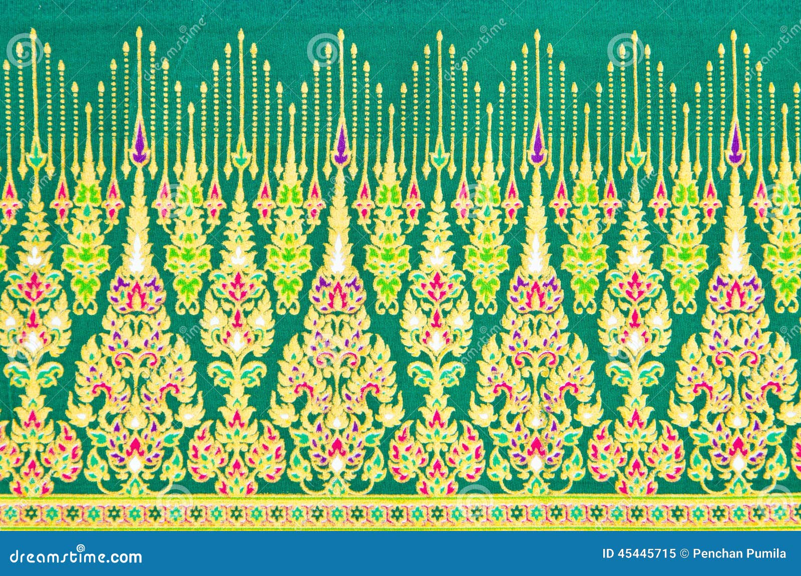 Pattern Texture of General Traditional Thai Style. Stock Image - Image ...