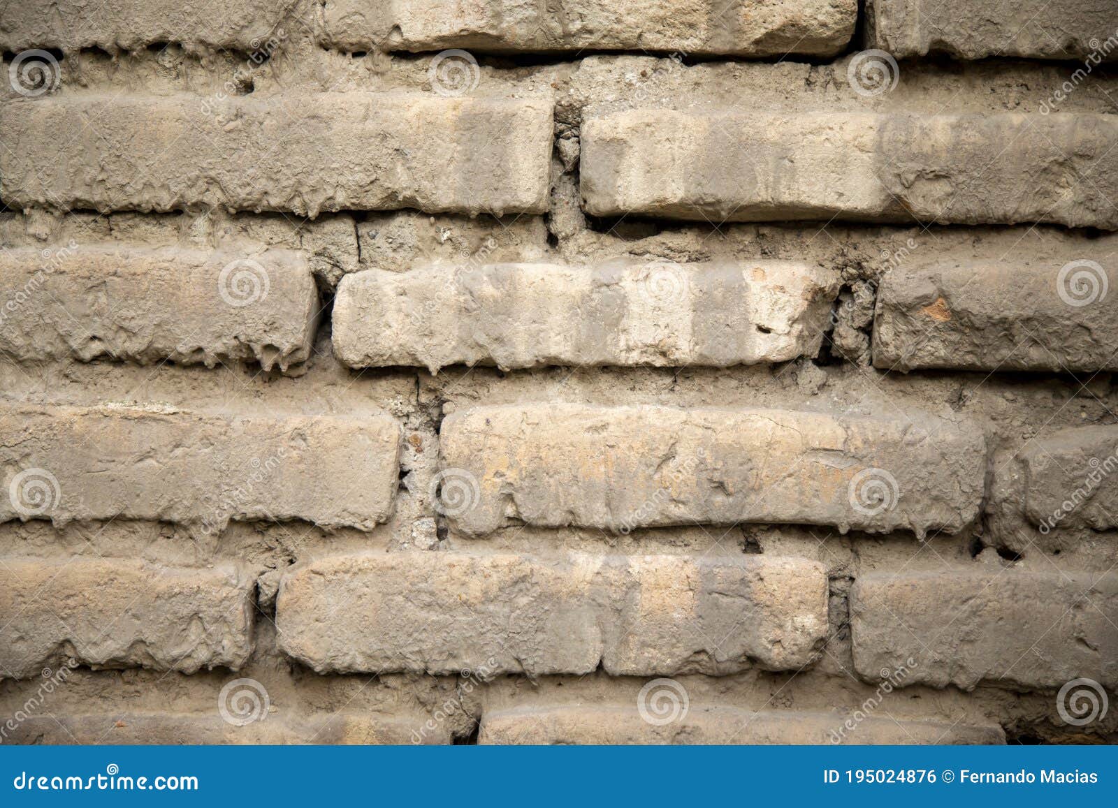 Pattern and Texture of Adobe Bricks Stock Photo - Image of outside ...
