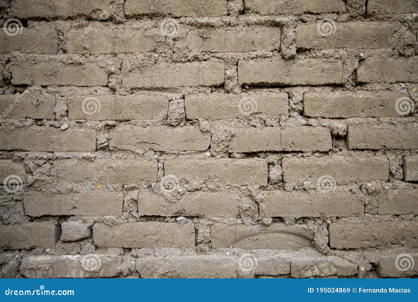 Pattern and Texture of Adobe Bricks Stock Image - Image of dirty ...
