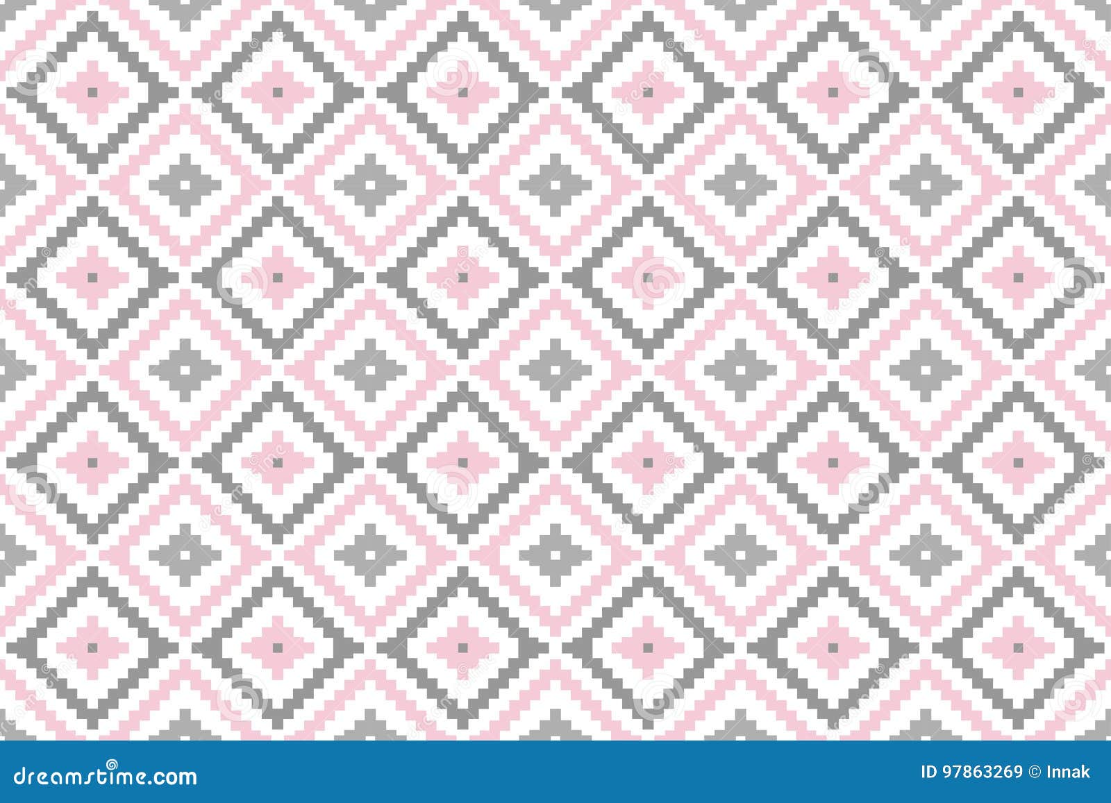 Pattern Texture Repeating Seamless Black White and Pink Stock Vector ...