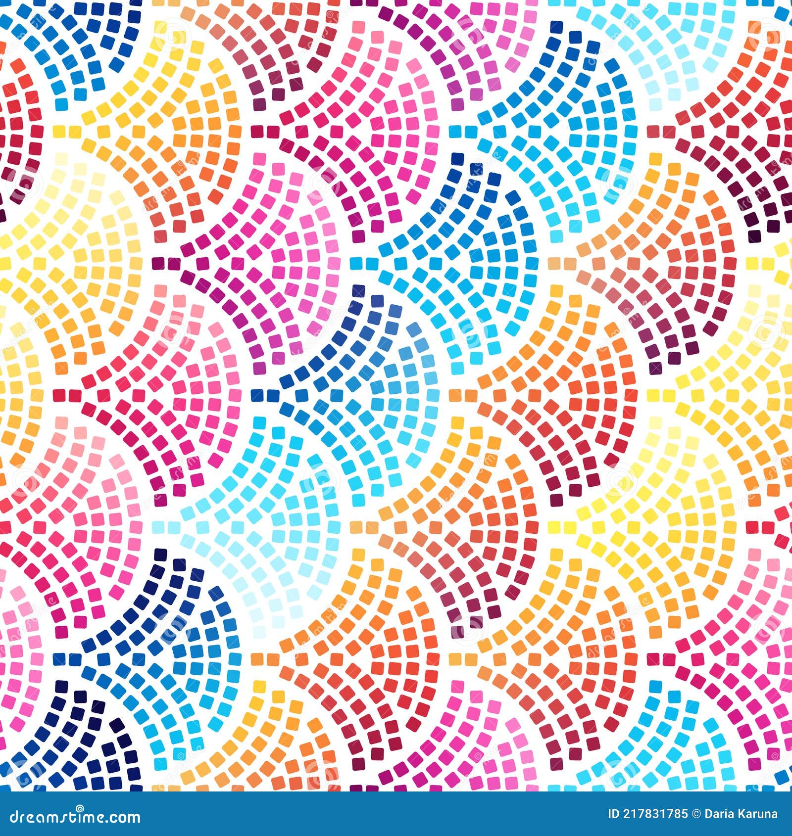 Pattern with Texture of Scales and Squares. Stock Vector - Illustration ...