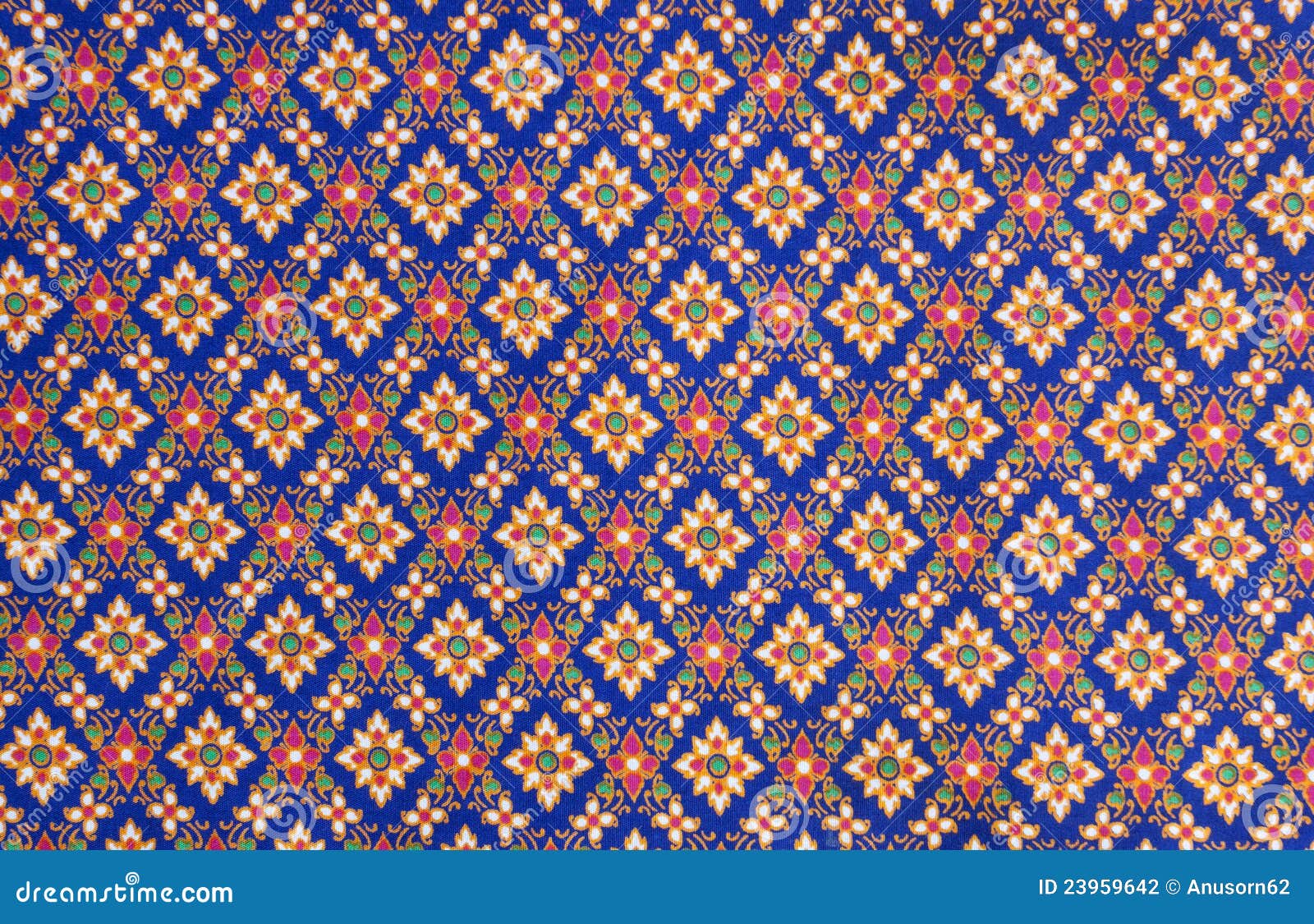 Pattern on thai cloth stock photo. Image of decor, handwork - 23959642