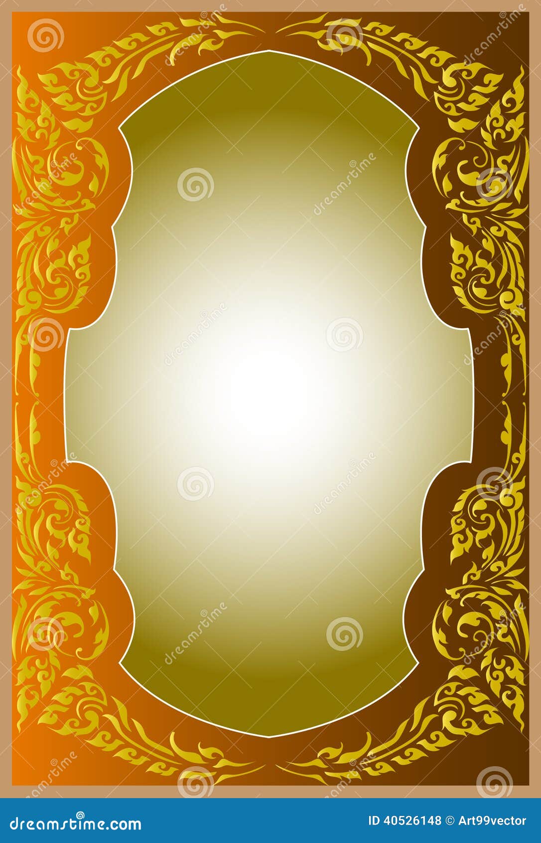 Pattern thai frames stock illustration. Illustration of modern - 40526148