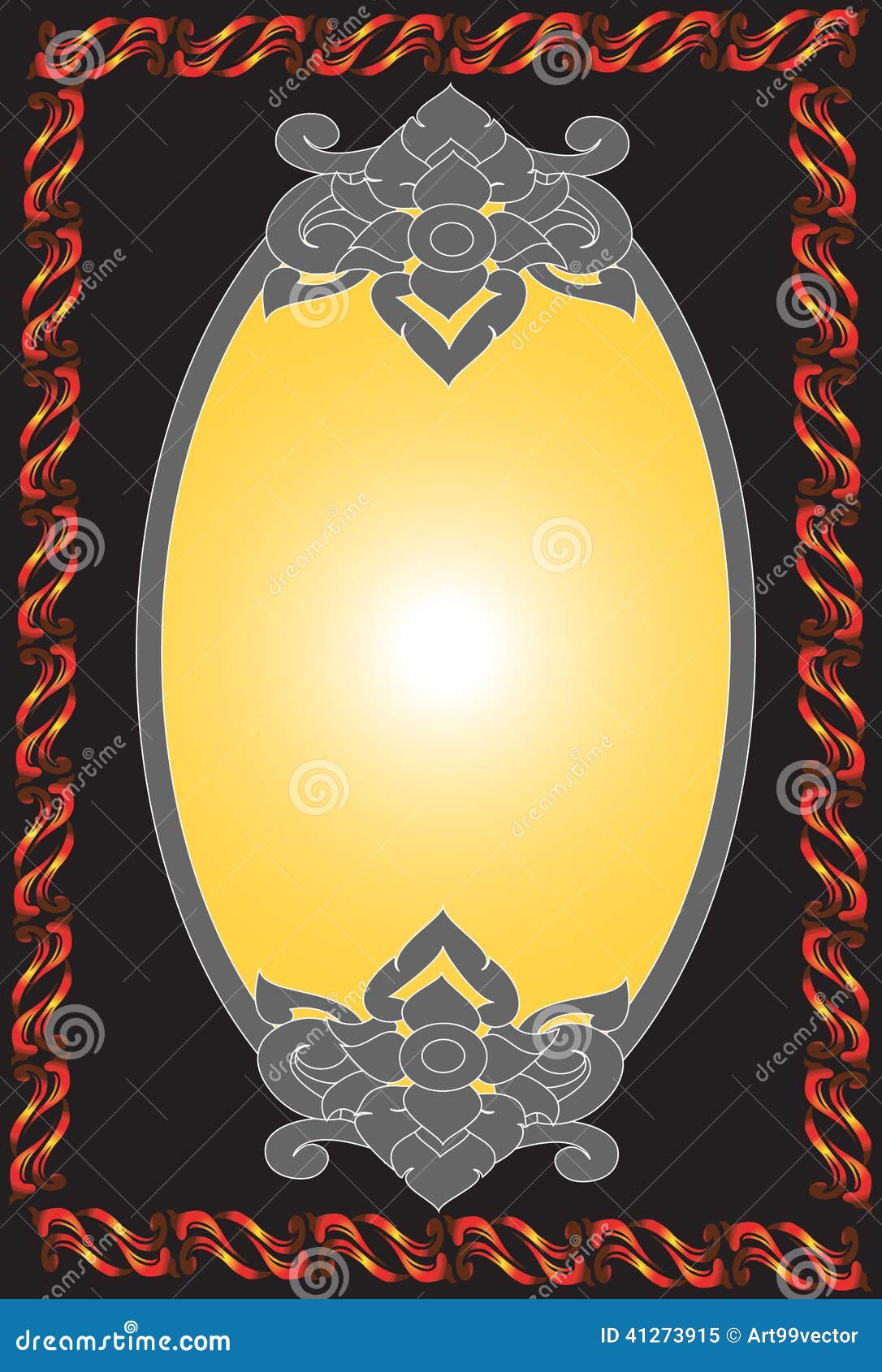 Pattern thai frames stock illustration. Illustration of design - 41273915