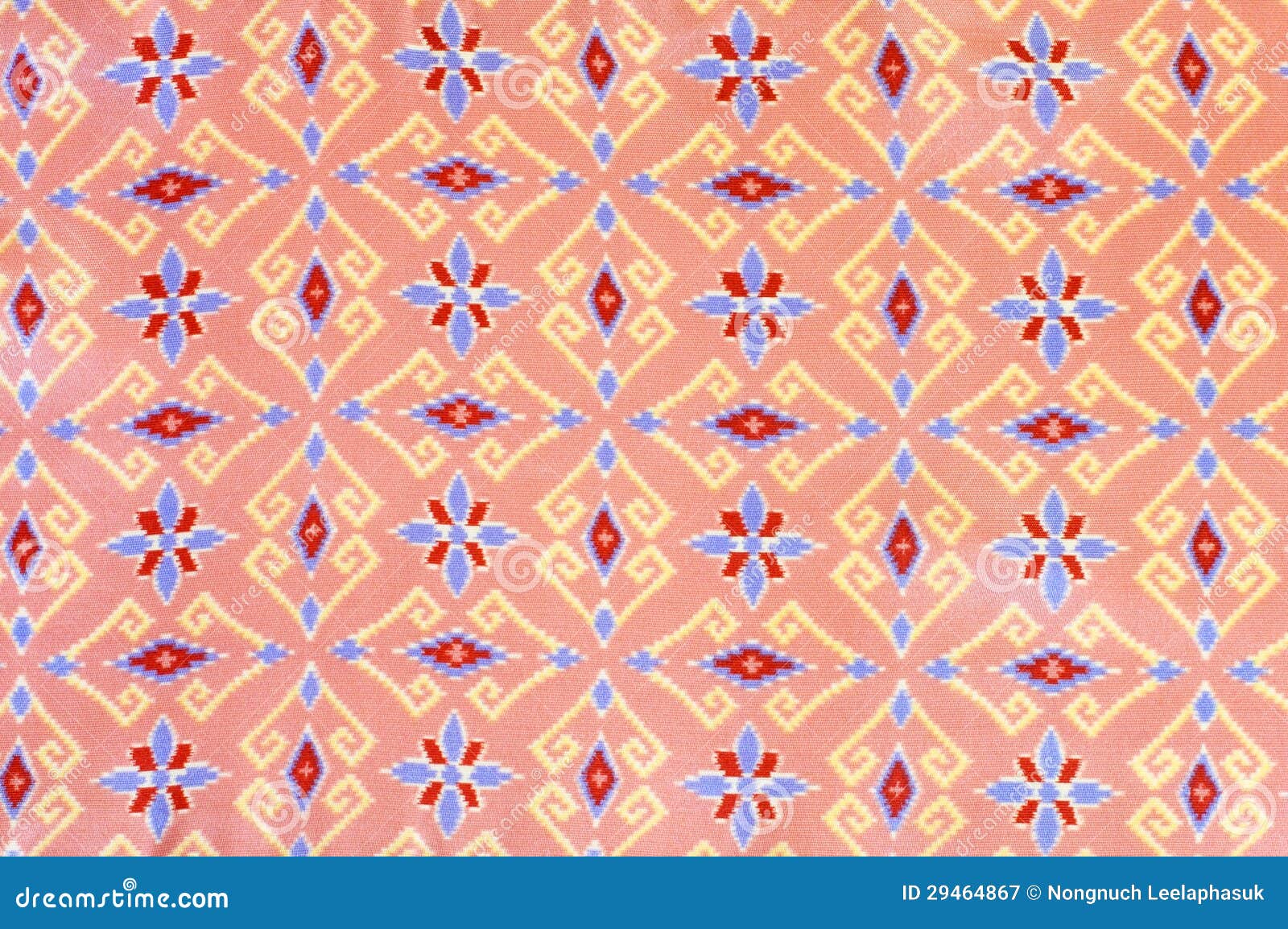 Thai Silk Fabric Pattern.THAI CRAFT Wallpaper Cartoon Vector ...