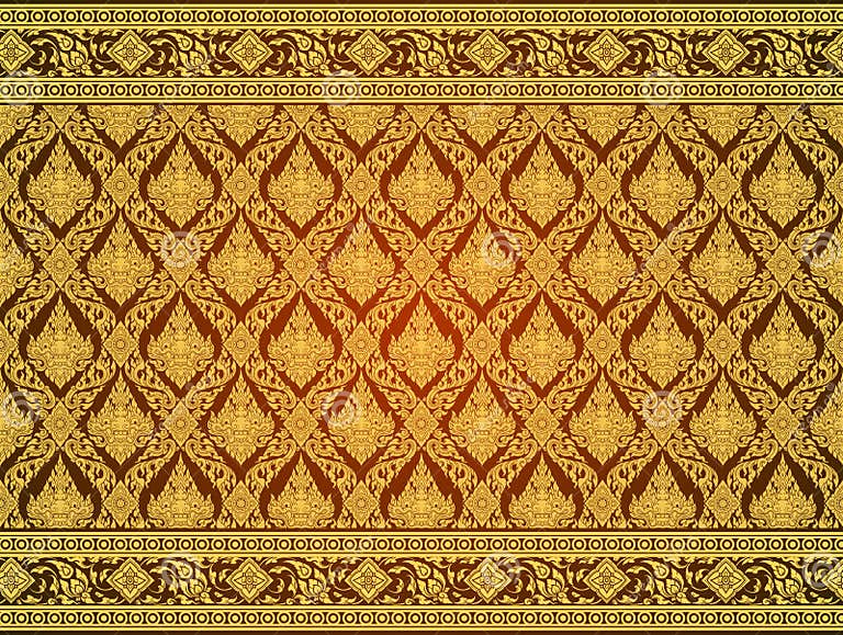 Pattern Thai Tradition Vector Stock Vector - Illustration of thailand ...