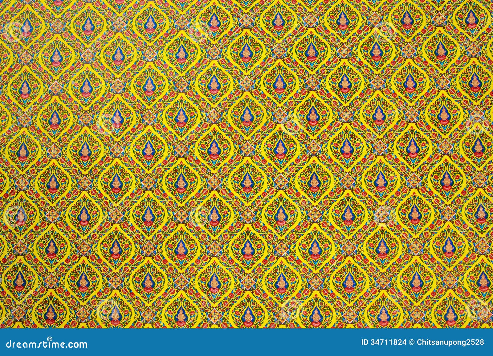Pattern Thailand. stock illustration. Illustration of gold - 34711824