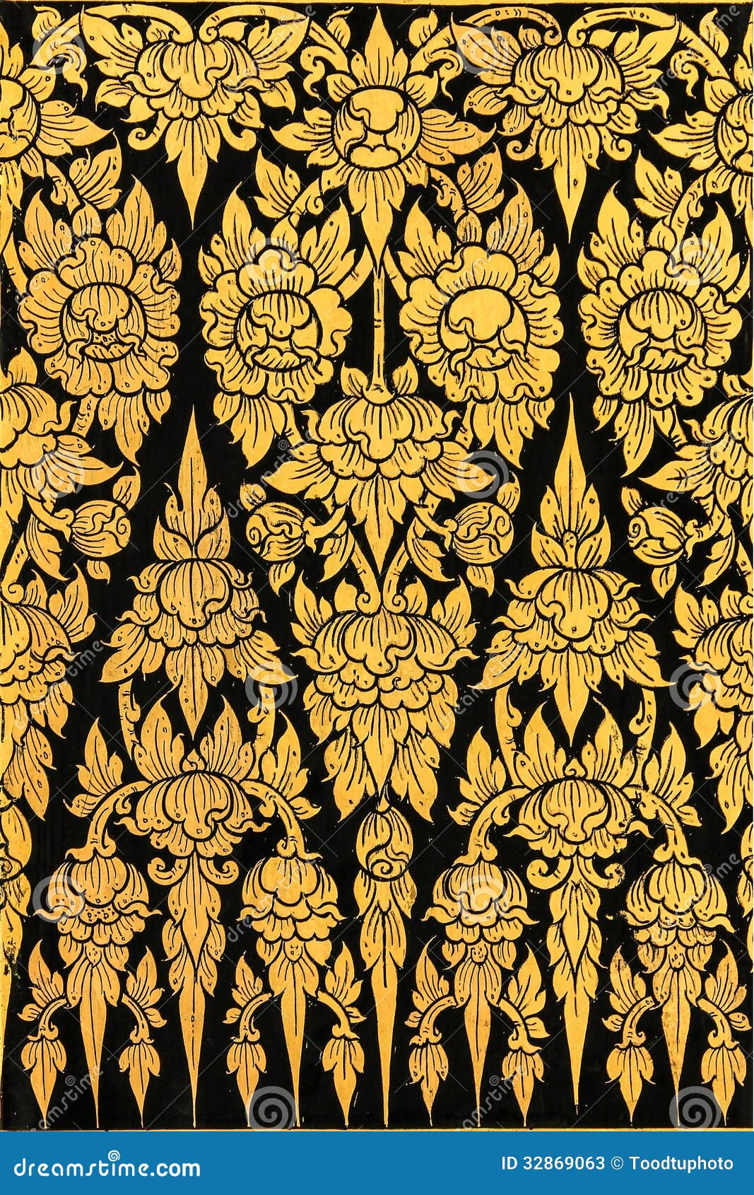 Pattern Thailand stock image. Image of antique, interior - 32869063