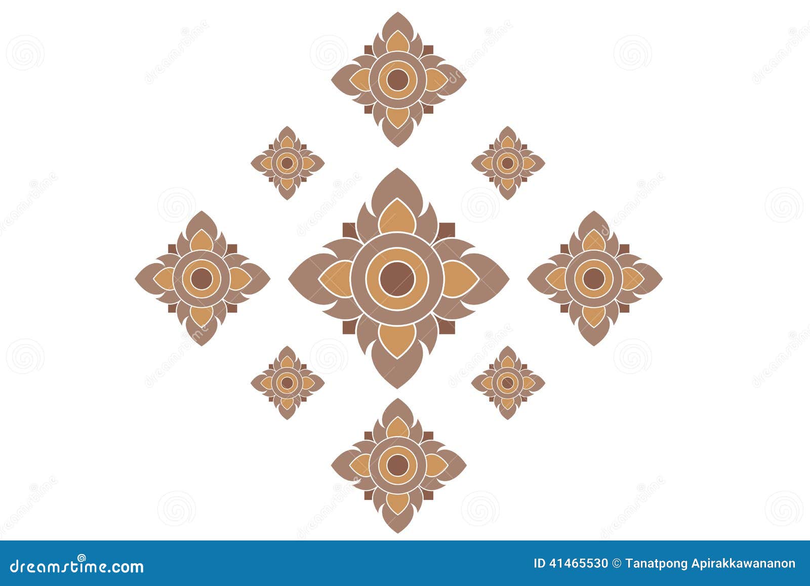 Pattern Thailand stock vector. Illustration of bangkok - 41465530