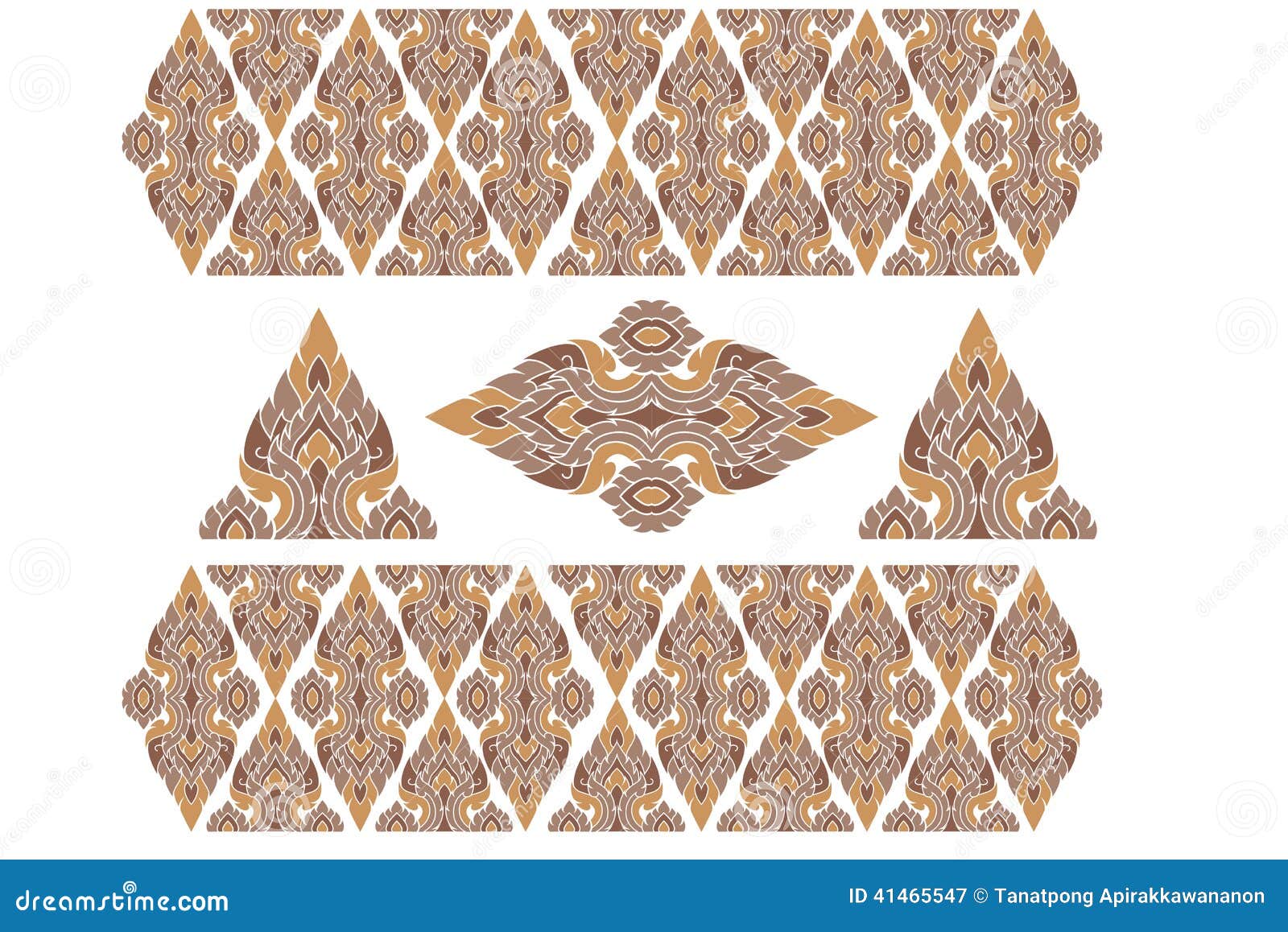 Pattern Thailand stock vector. Illustration of light - 41465547