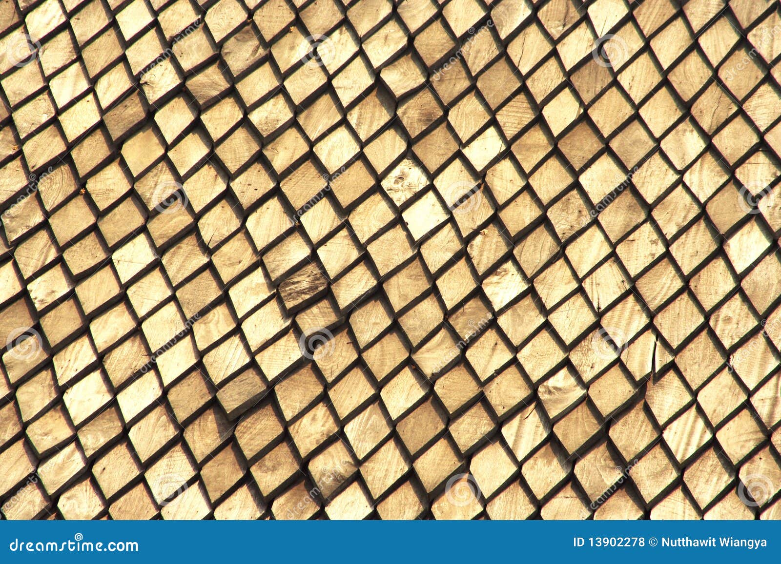 Pattern of Thailand Wooden Roof Stock Photo - Image of exterior ...