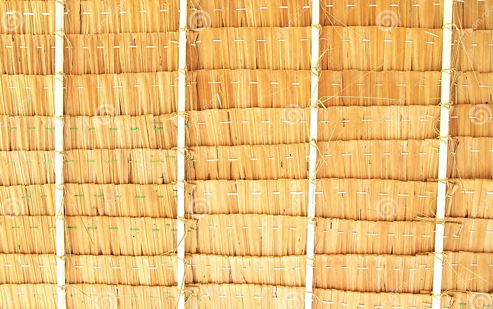 Pattern of thatched roof stock photo. Image of palm, background - 28177532