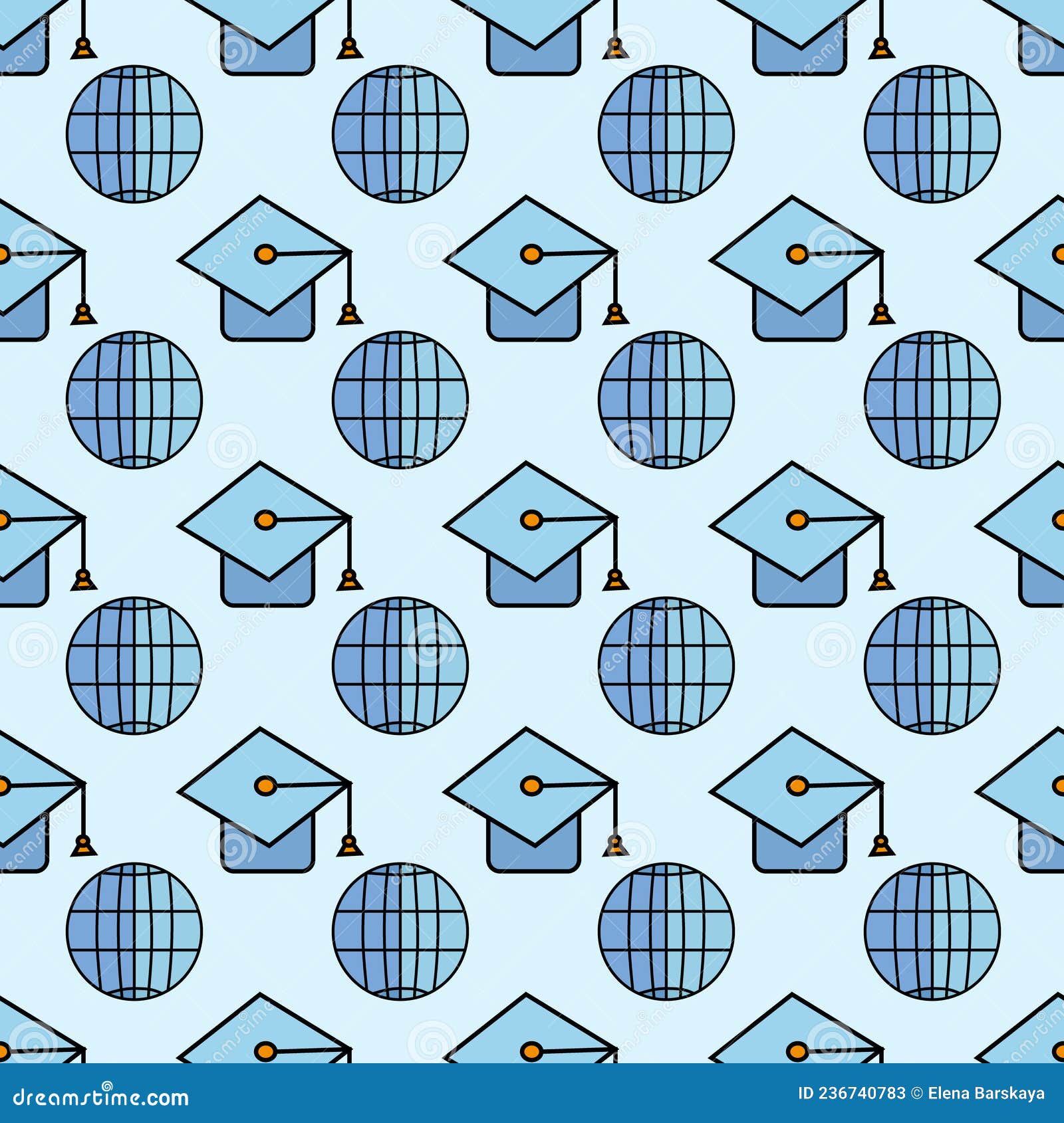 A Pattern on the Theme of Studying at School or University for Website ...