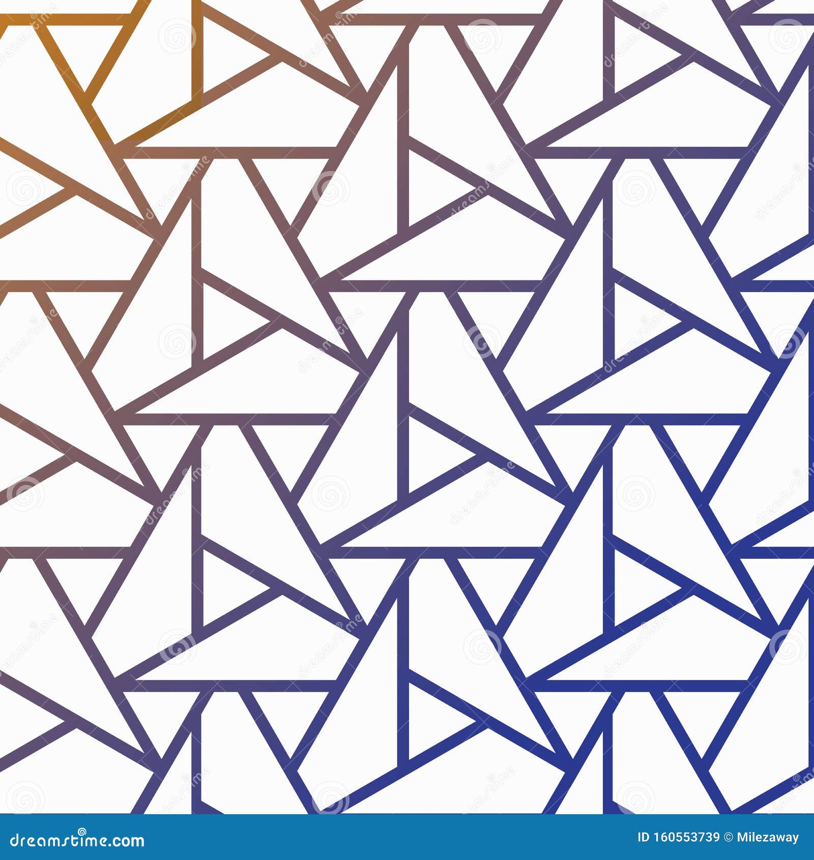 Pattern with Thick Lines Triangles Repeating with Poligons and ...