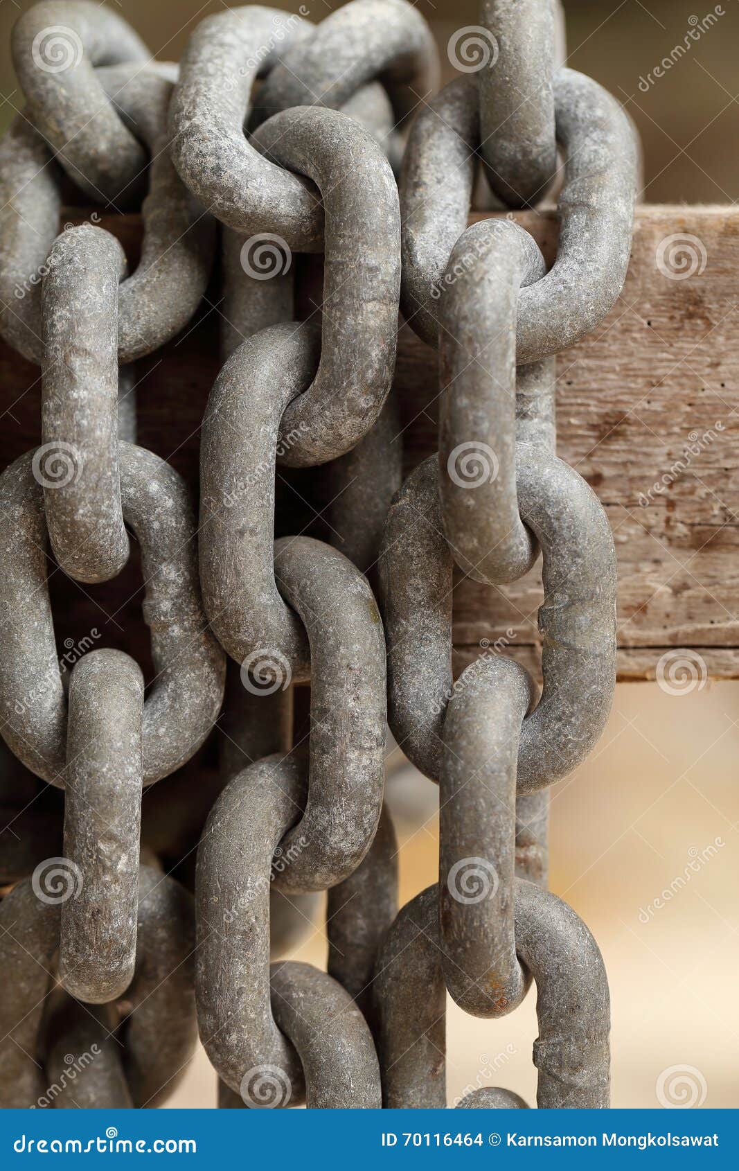 Thick Rusty Steel Chains Royalty-Free Stock Photography | CartoonDealer ...