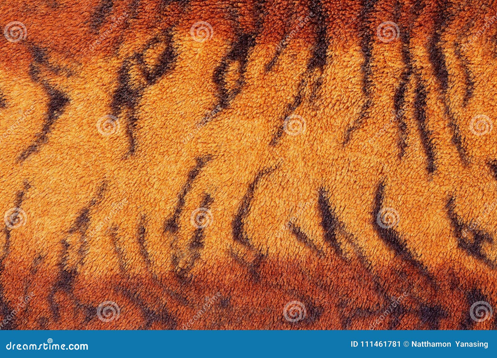 Pattern of Tiger Fur Fabric Texture for Background. Stock Image - Image ...