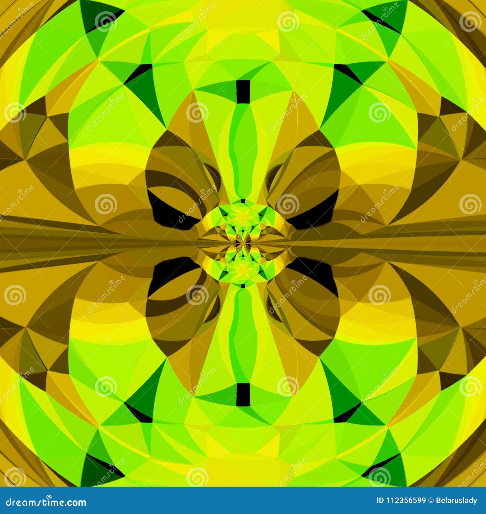 Glossy Pattern Tile Mosaic Triangle Artwork in Spring Colors Stock ...