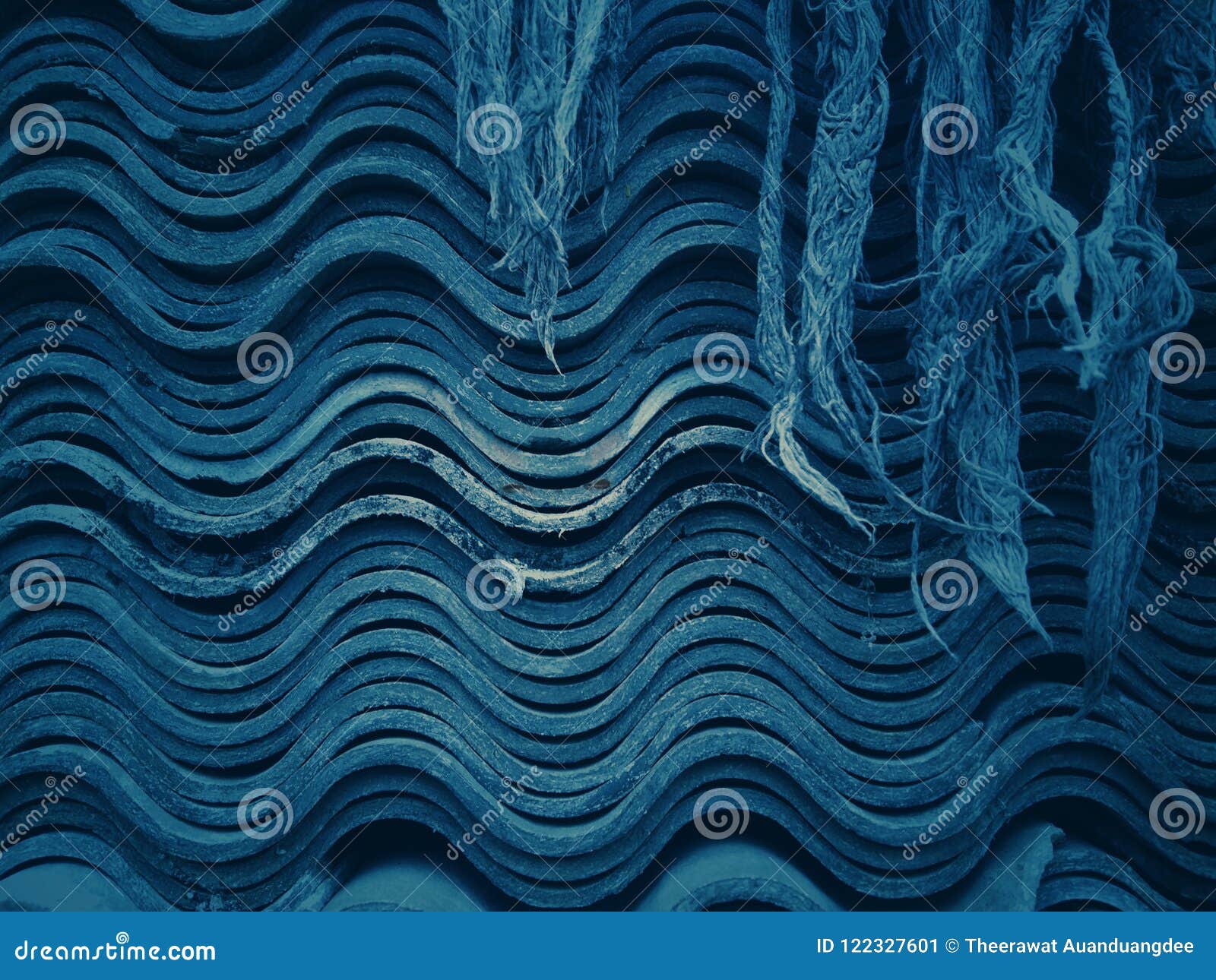 The Pattern of the Tiles from the Side View Caused a Lot of Wave-like ...