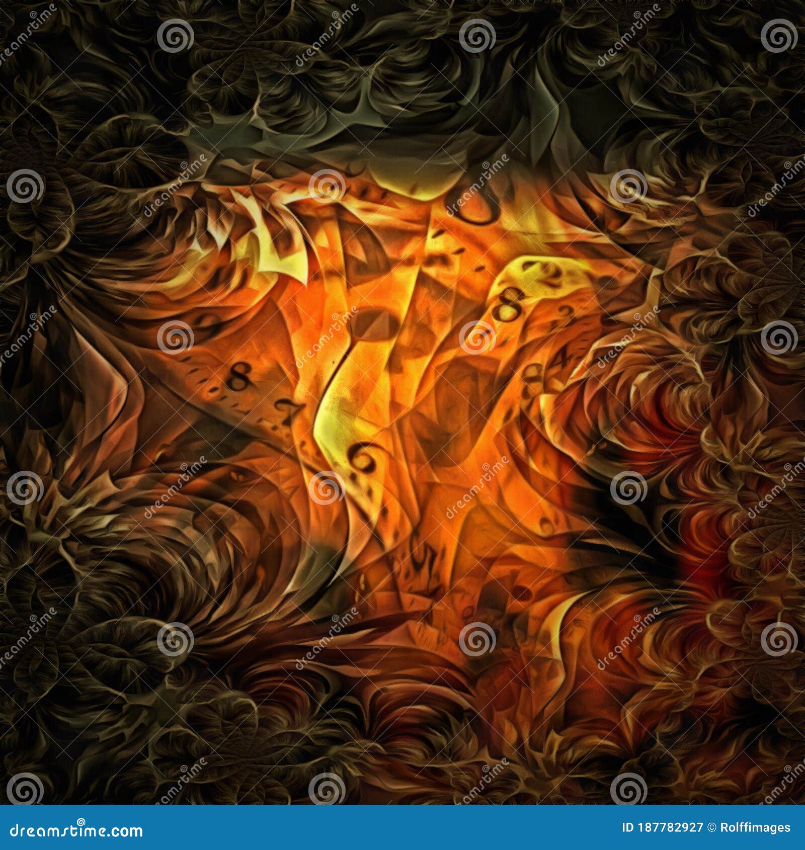 Pattern of time stock illustration. Illustration of design - 187782927