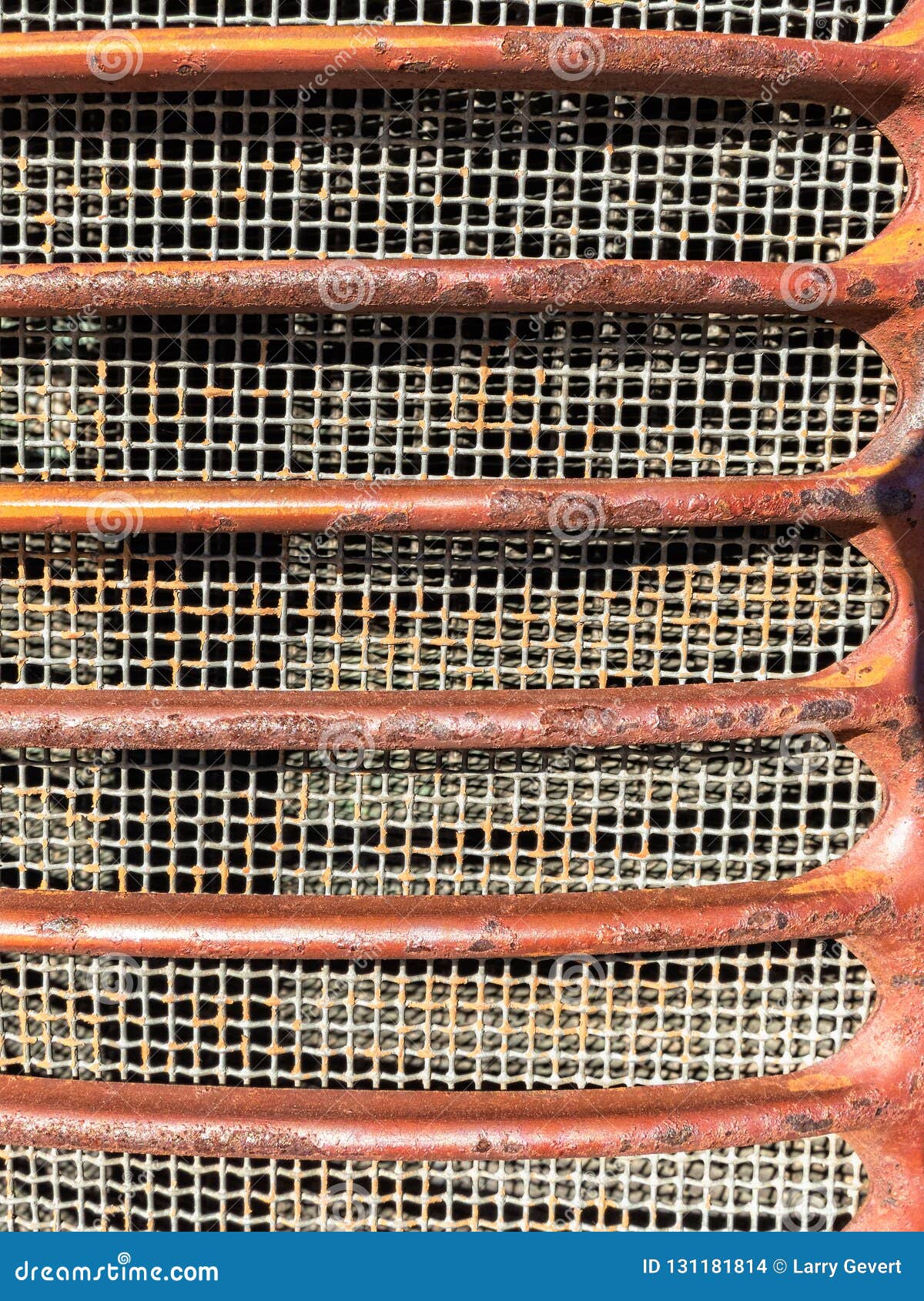 Pattern in a Tractor Radiator Stock Photo - Image of design, body ...