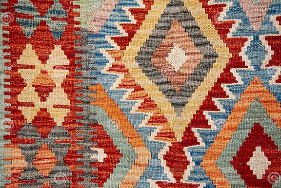 Pattern of Traditional Carpet Texture Stock Photo - Image of fiber ...