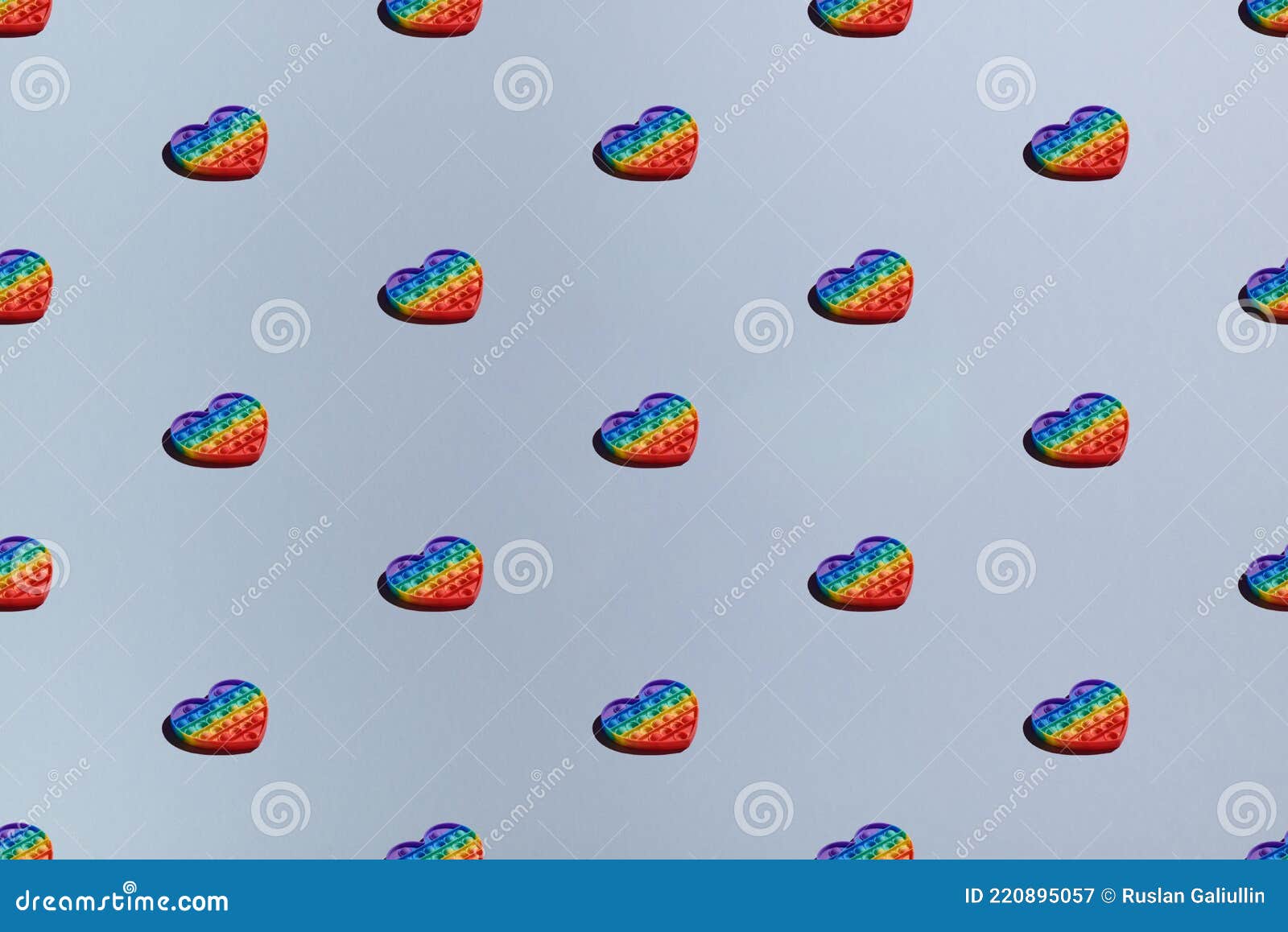 Pattern Trendy Pop it Fidget Toy on Blue Background Stock Illustration ...