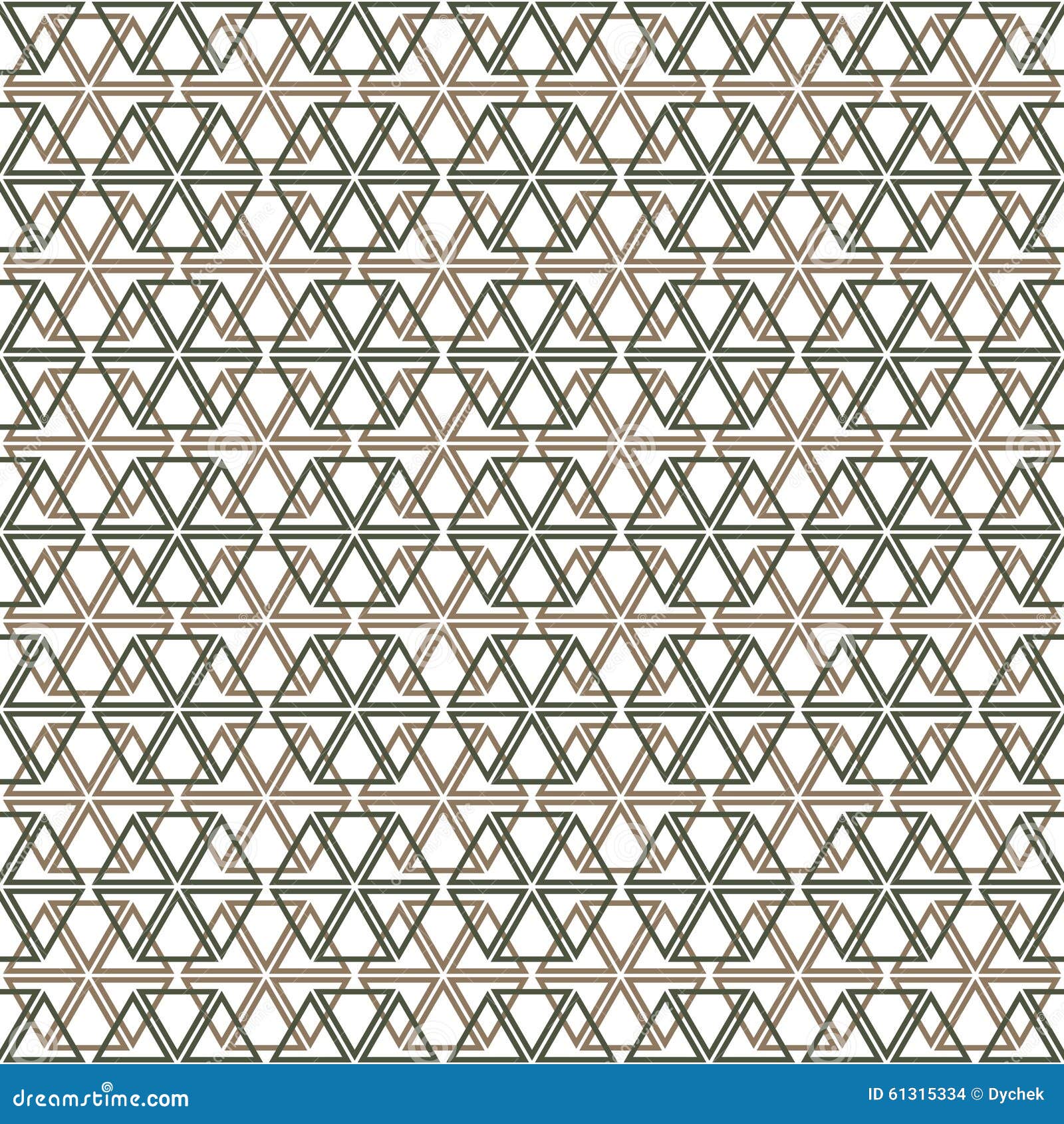The Pattern of the Triangles Forming the Hexagon. Stock Vector ...