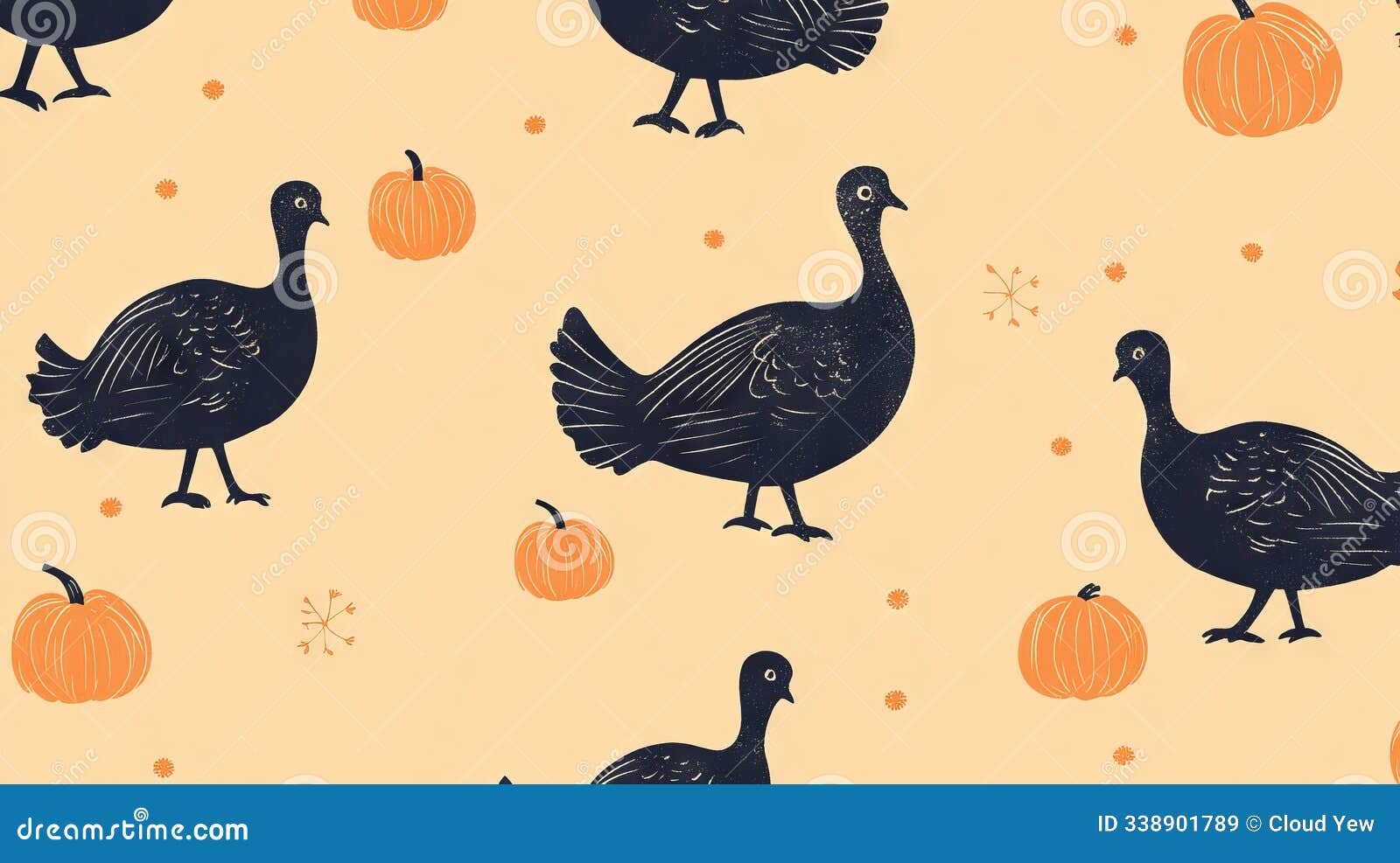 Turkey Silhouettes Vector Set. Turkey Incubate The Eggs Farm ...