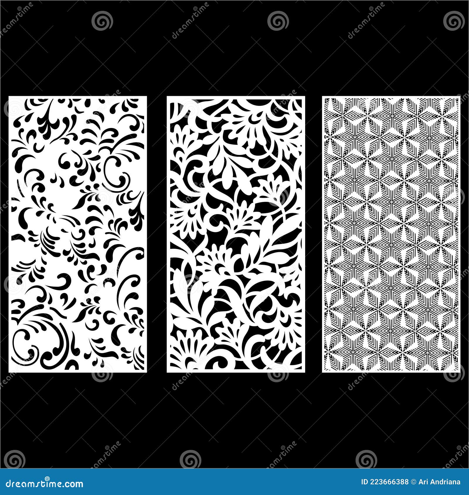 Pattern V8 Design for Decorative Walll Stock Vector - Illustration of ...