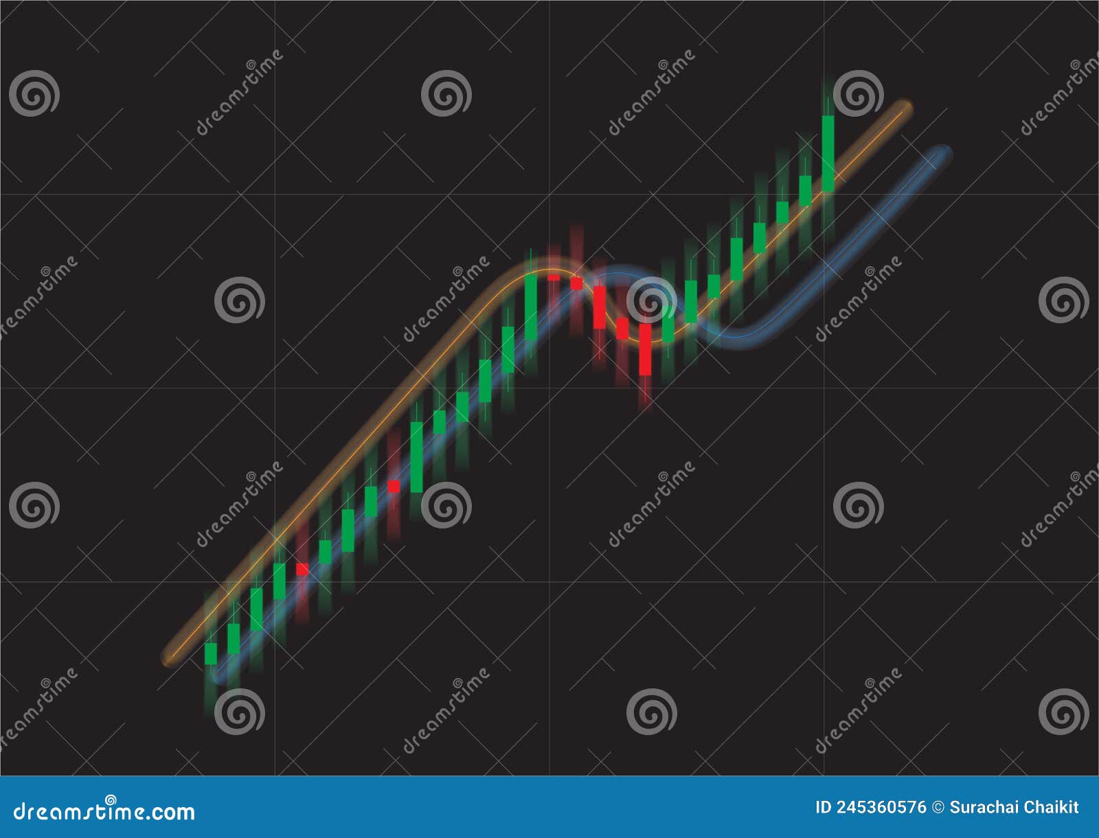 Pattern Various Charts on Background Stock Vector - Illustration of ...