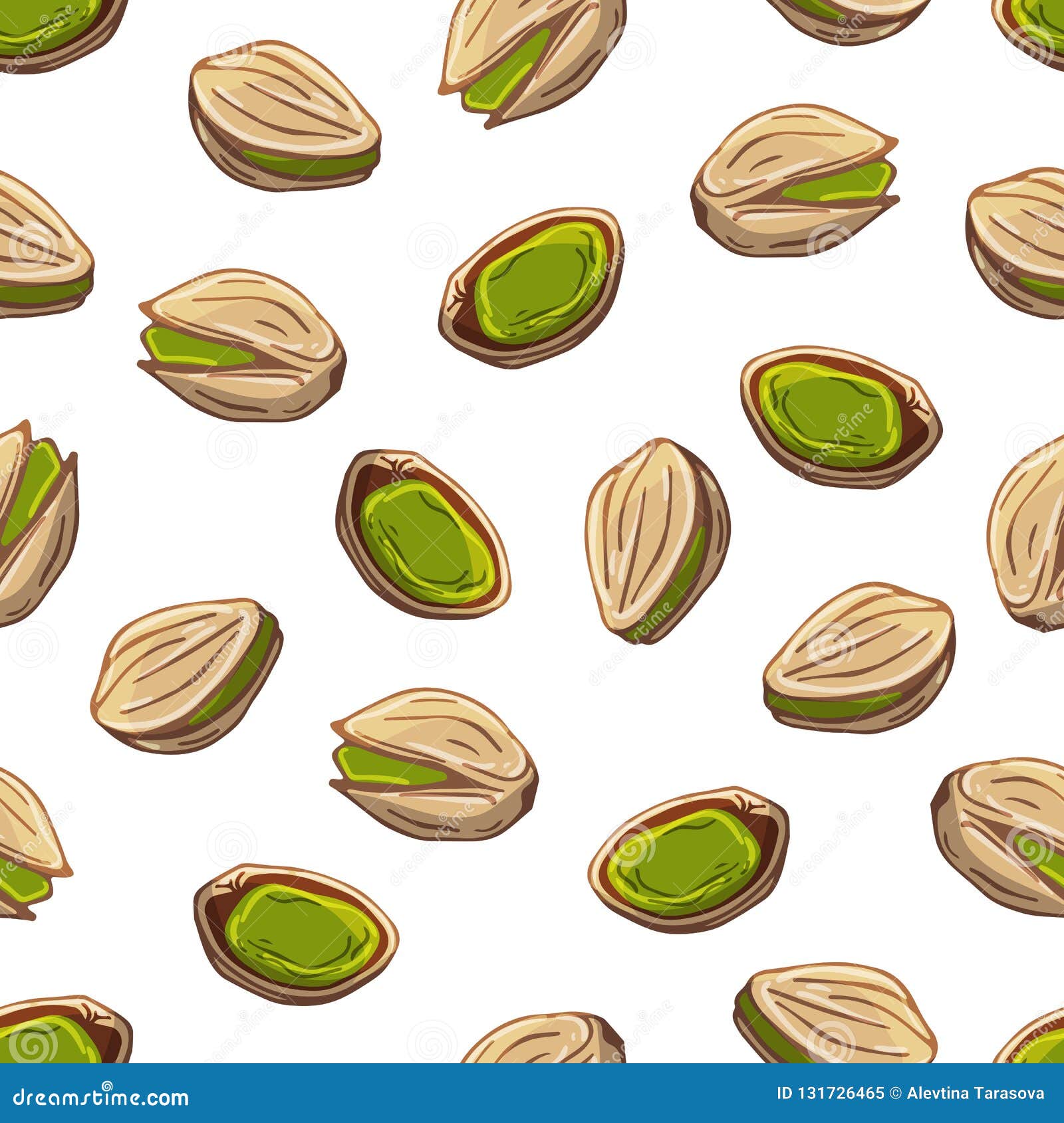 Pattern pistachio stock vector. Illustration of diet - 131726465