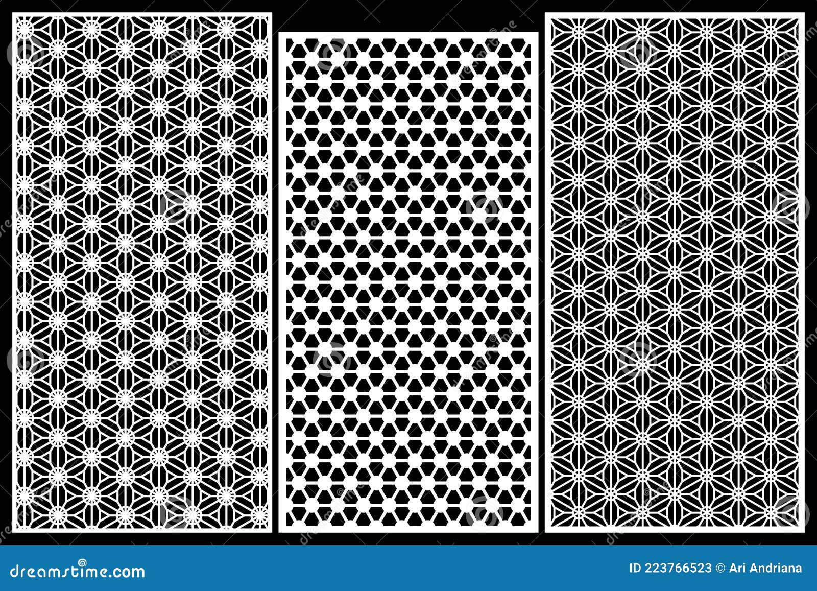 Jali Pattern Design Modern Model Vector Stock Vector - Illustration of ...