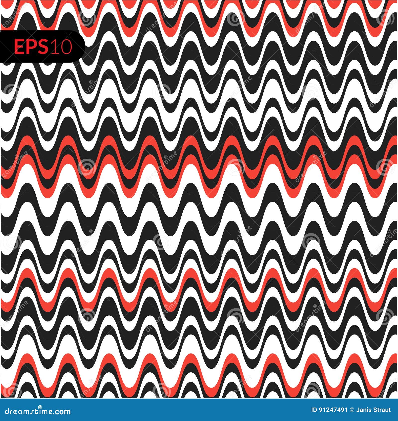 Pattern Vector Illustration Background. Cover with Red Lines Shape ...