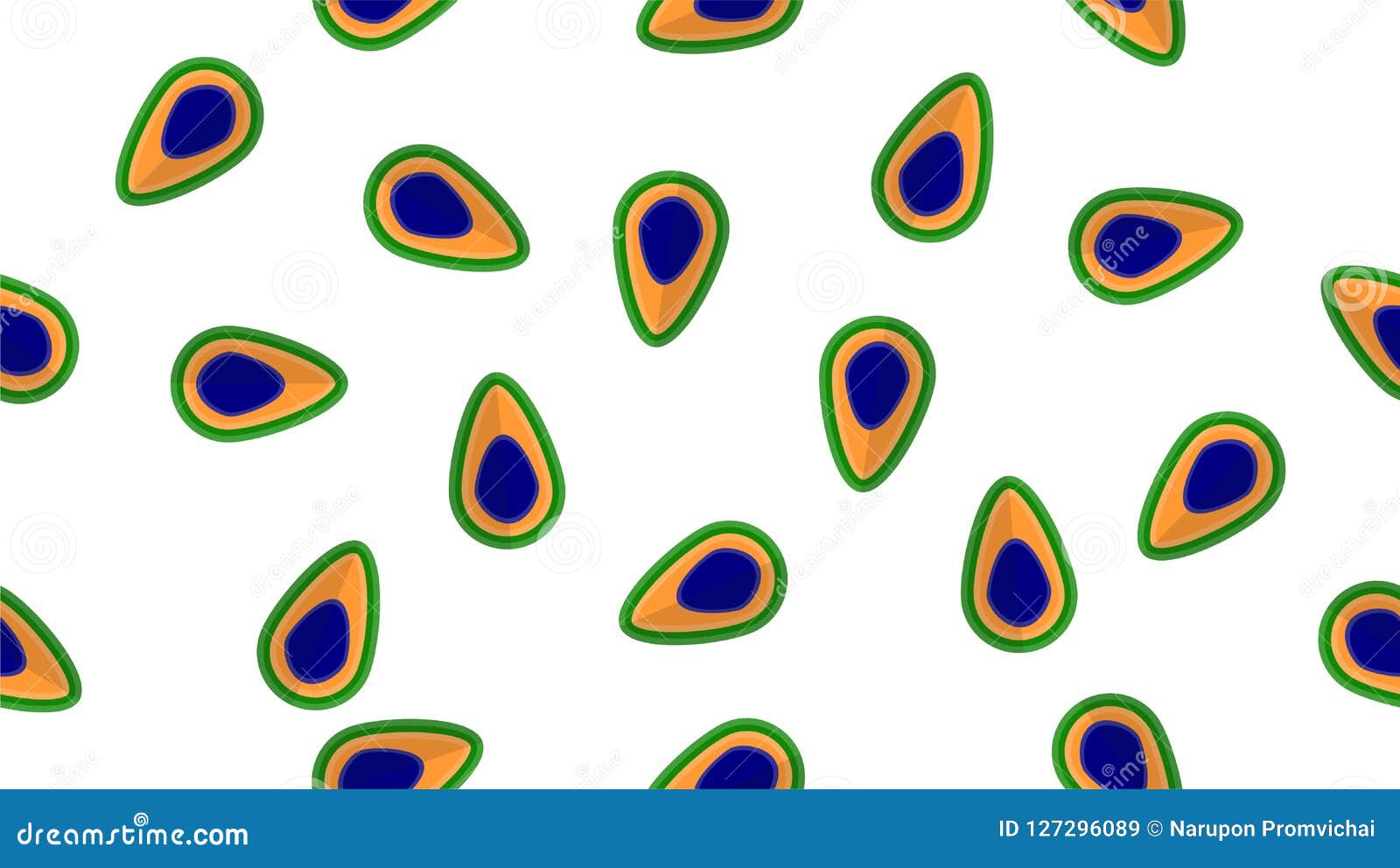 Pattern of Vector Illustration with the Colors of Peacock in Ind Stock ...