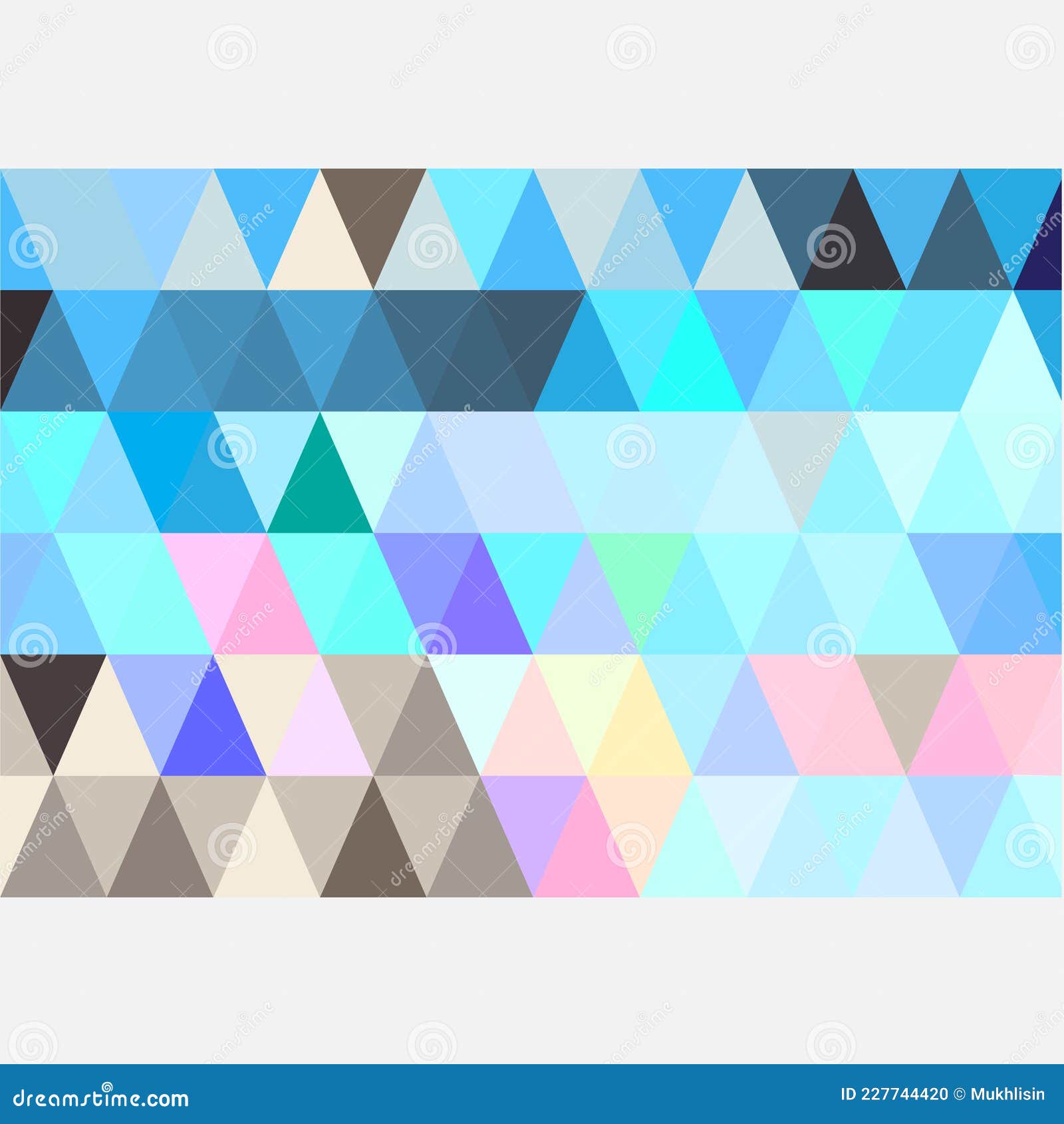 Pattern Vector Triangle with Full Color, the Pattern Can Be Used for ...