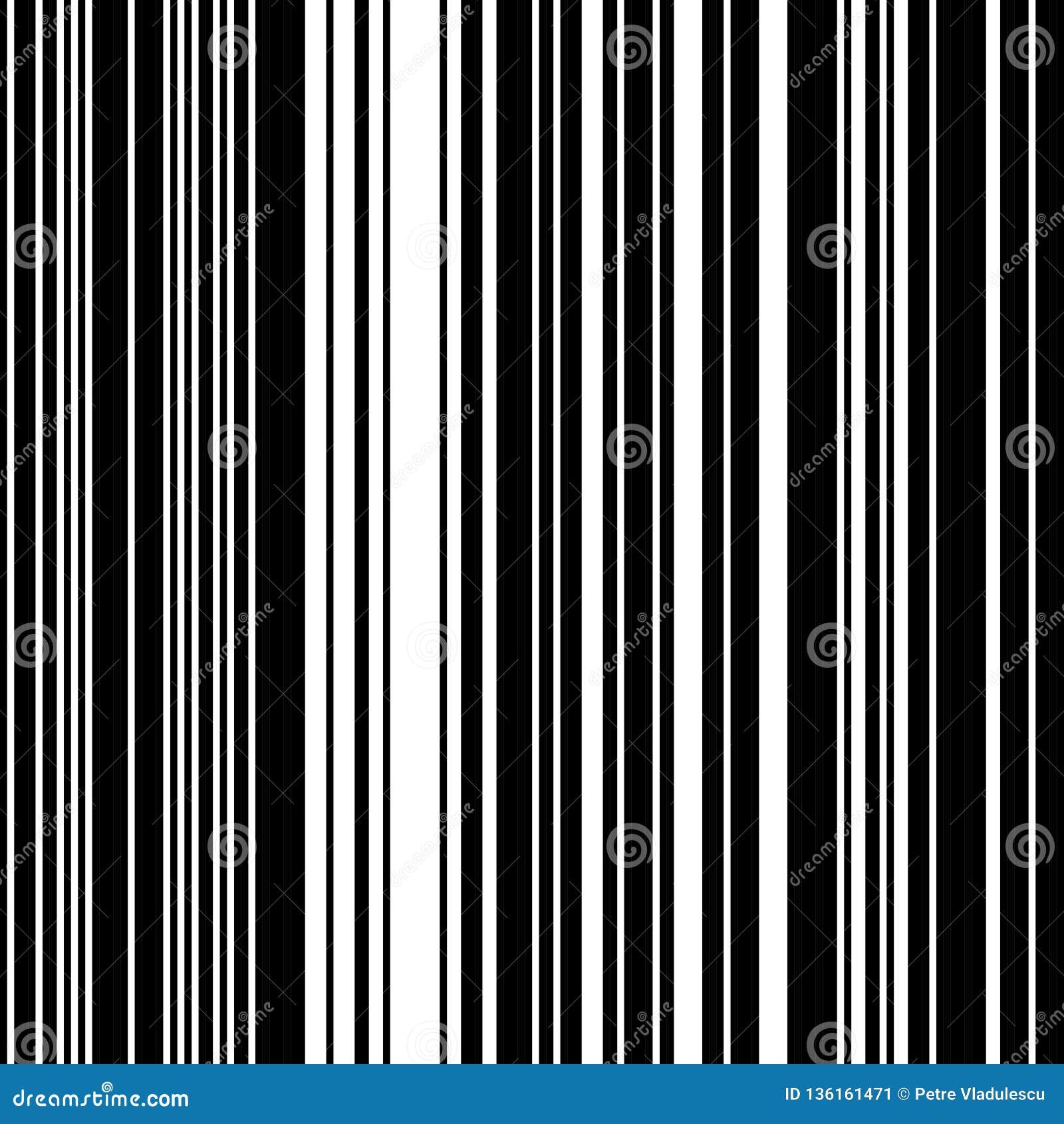 Pattern with Vertical Black Stripes Stock Vector - Illustration of ...