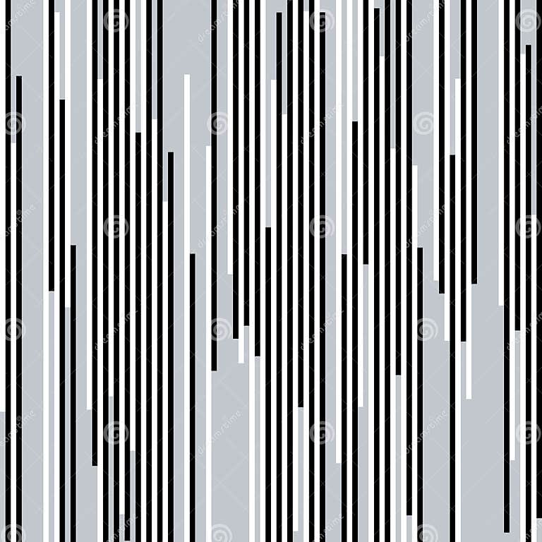 Pattern with Vertical Black and White Lines, Modern Stylish Image ...